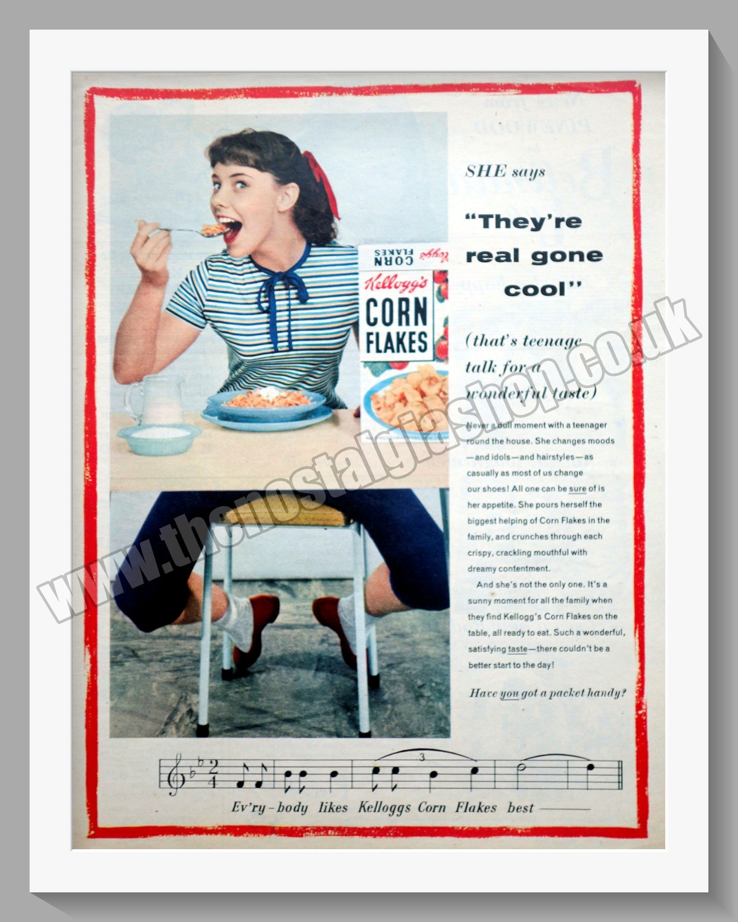 Kellogg's Corn Flakes. Original Advert 1957 (ref AD300740) – The ...