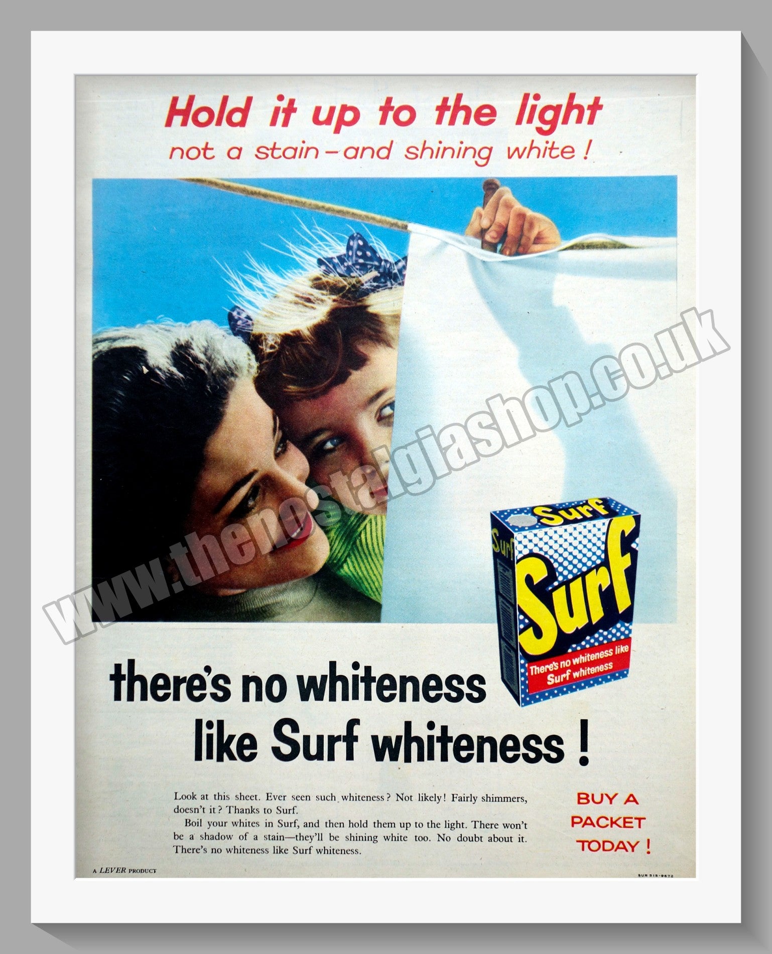 Surf Washing Powder. Original Advert 1958 (ref AD300749) – The ...