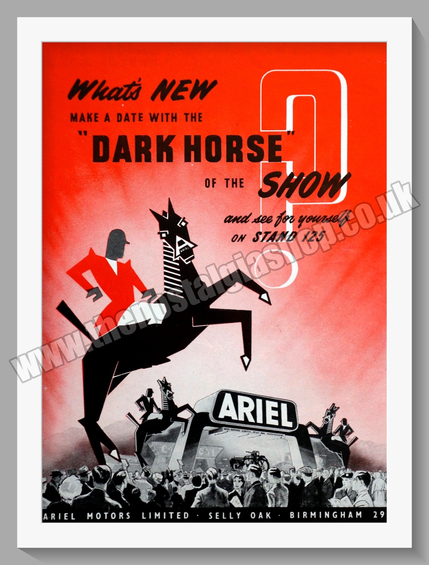 Ariel Motorcycles at The Show. Original Advert 1955 (ref AD60539) – The ...