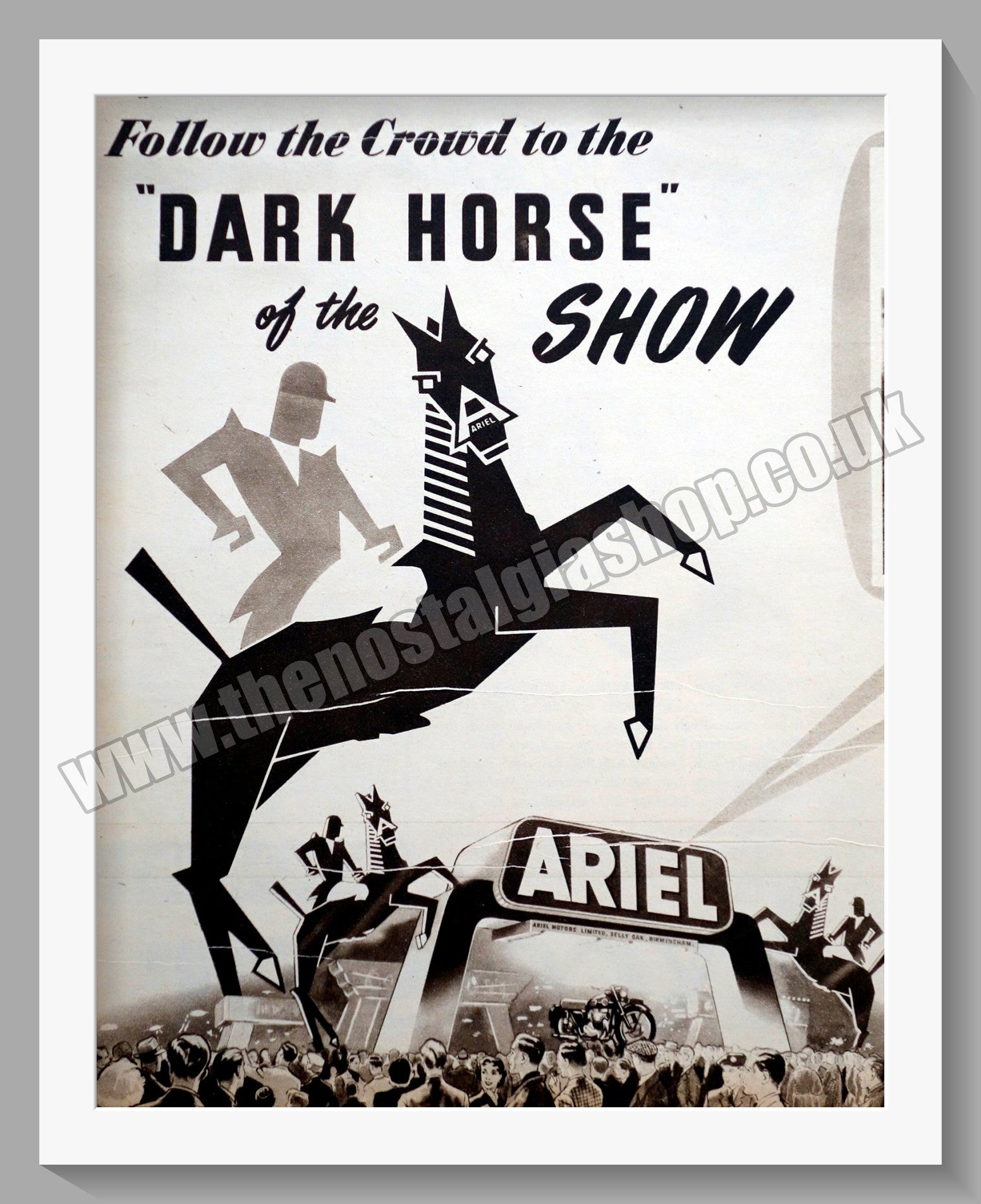 Ariel Motorcycles at The Show. Original Advert 1955 (ref AD60540) – The ...