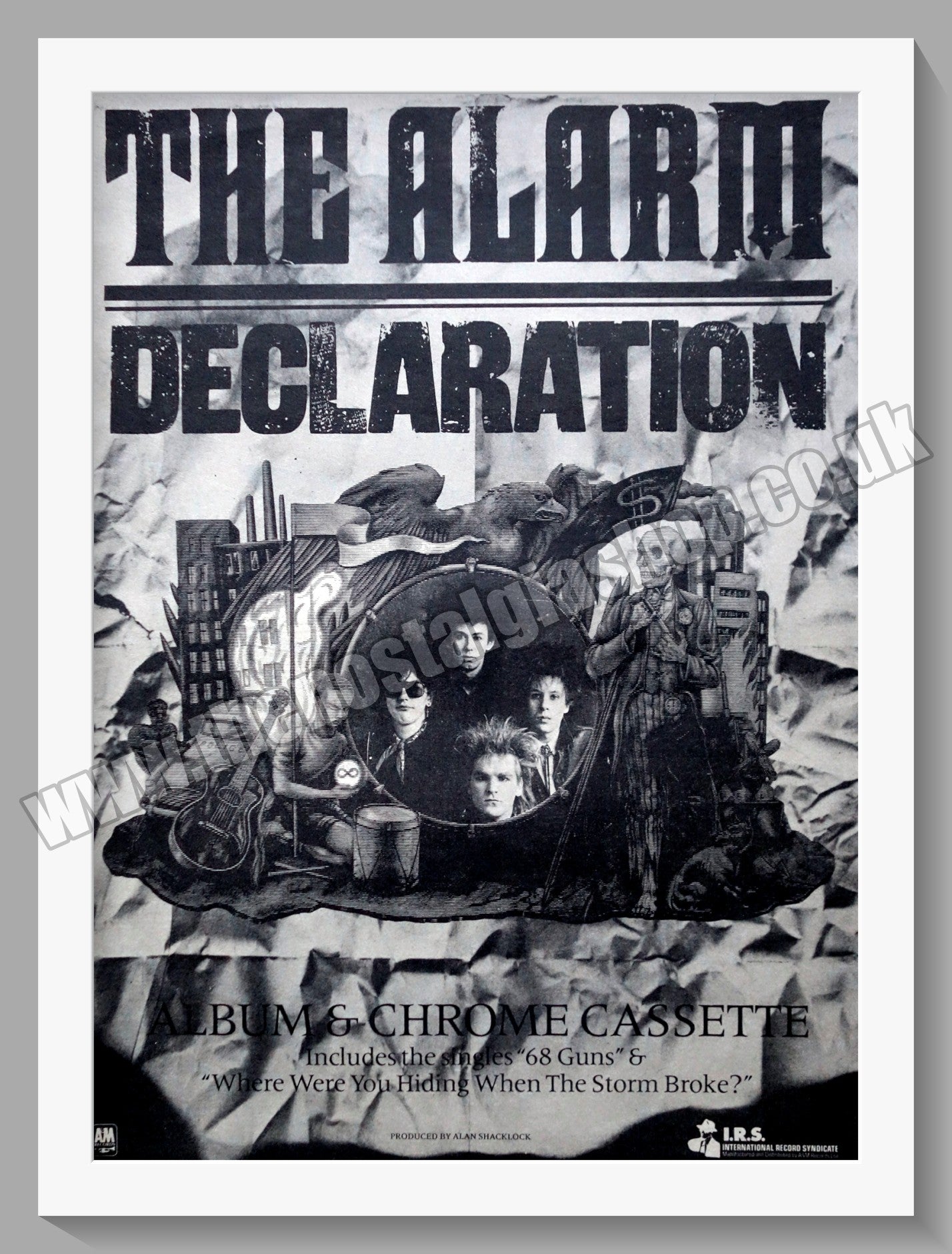 Alarm (The) Declaration.1984 Large Original Advert (ref AD15118) – The ...