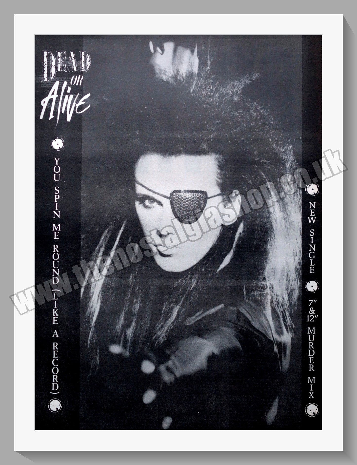 Dead Or Alive You Spin Me Round.1984 Large Original Advert (ref AD1516 ...