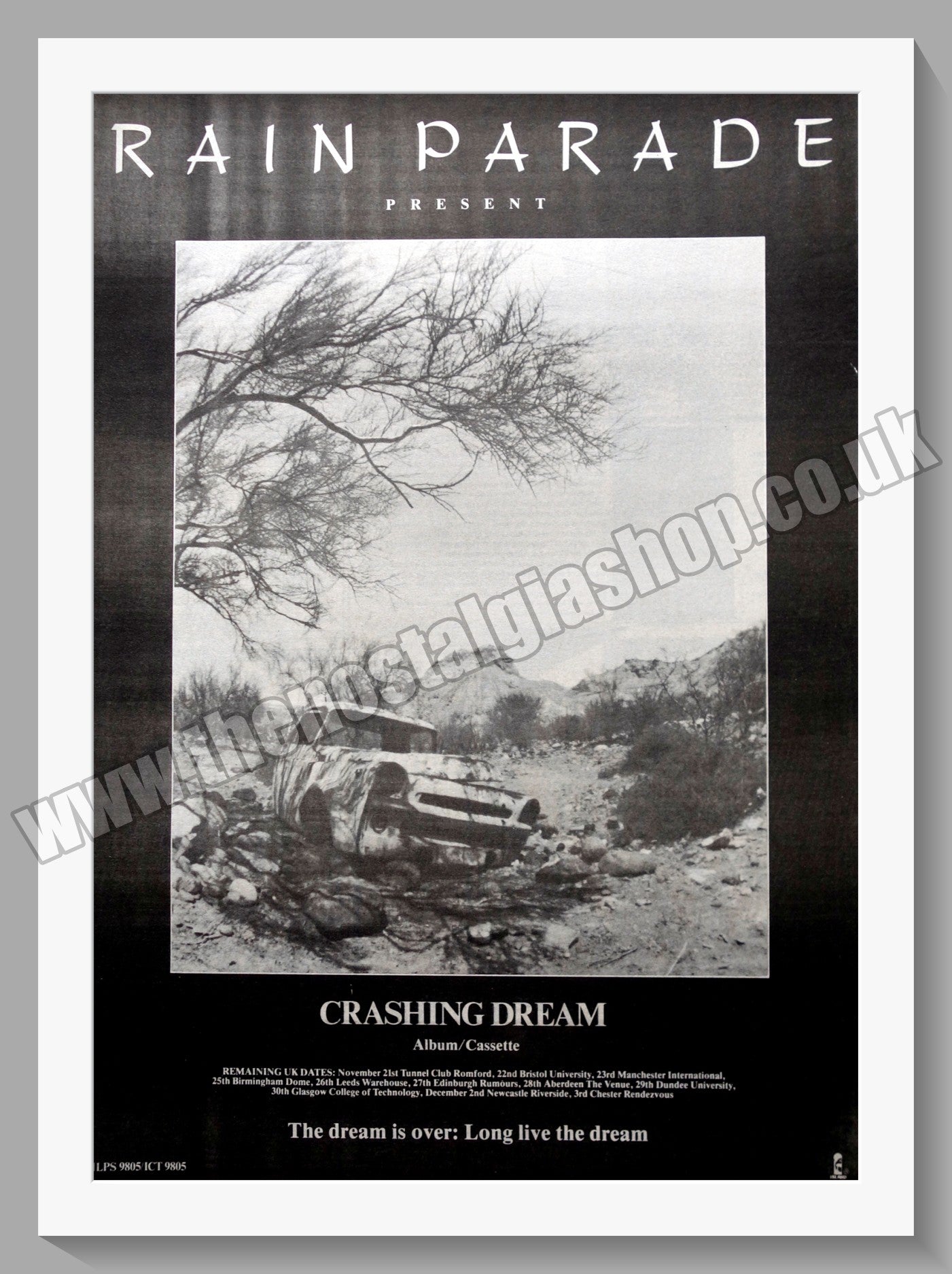 Rain Parade Crashing Dream. 1985 Original Advert (ref AD15243) – The ...
