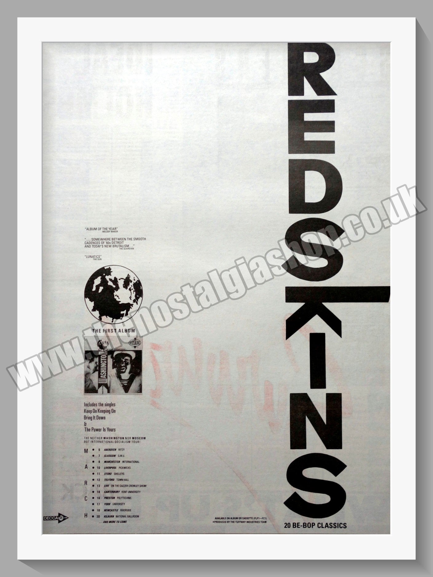 Red Skins First Album. 1986 Original Advert (ref AD15244) – The ...