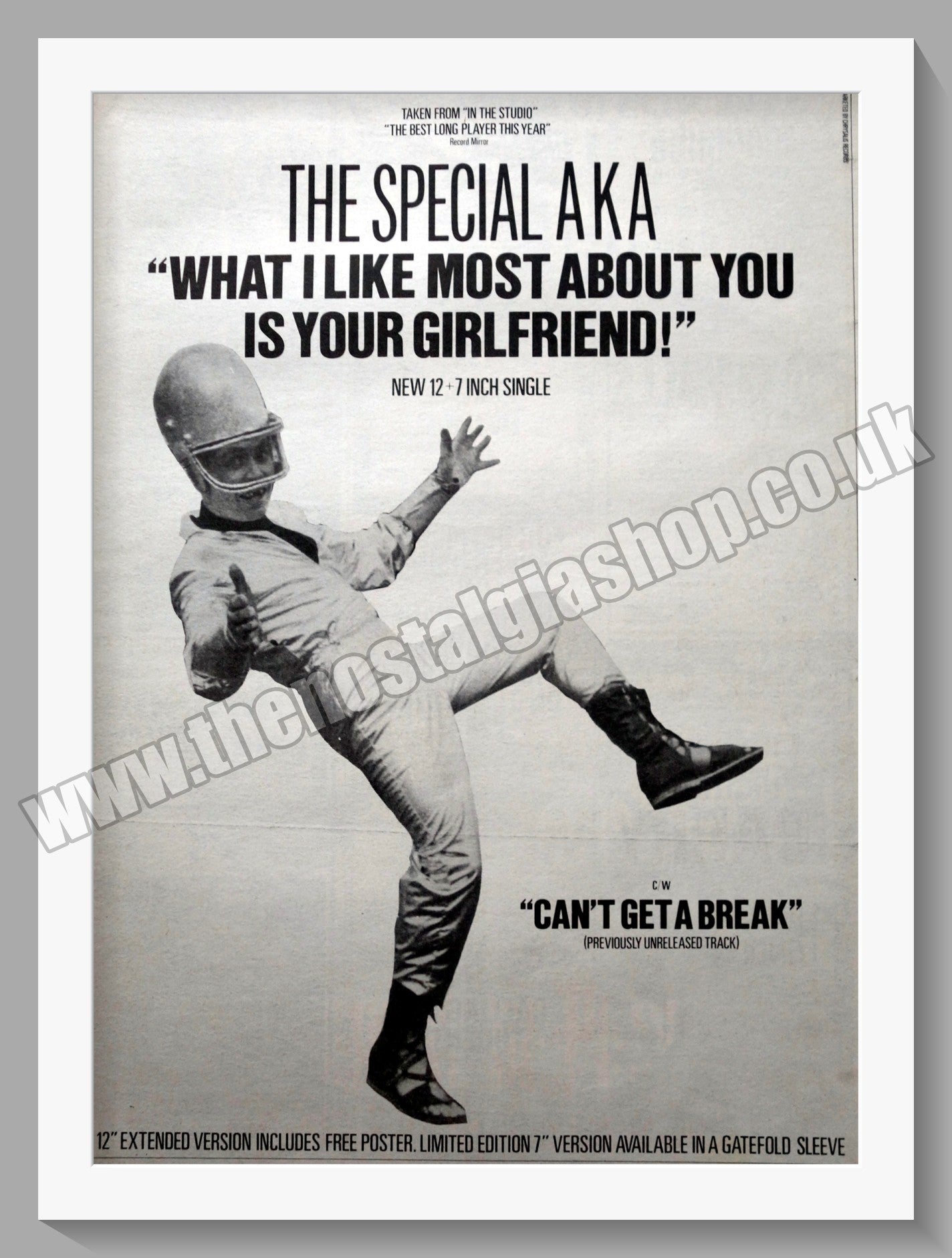 Special AKA. Can't Get A Break. 1984 Original Advert (ref AD15256 ...