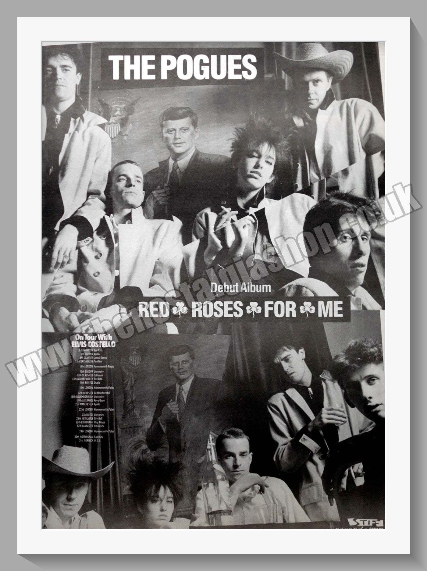 Pogues (The) Red Roses For Me. 1984 Original Advert (ref AD15236) – The ...