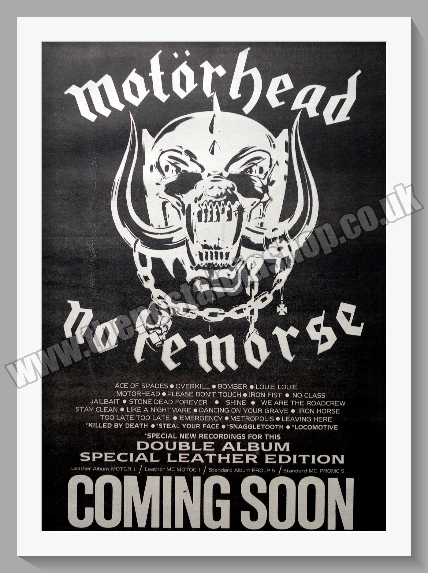 Motorhead No Remorse. 1984 Large Original Advert (ref AD15360) – The ...