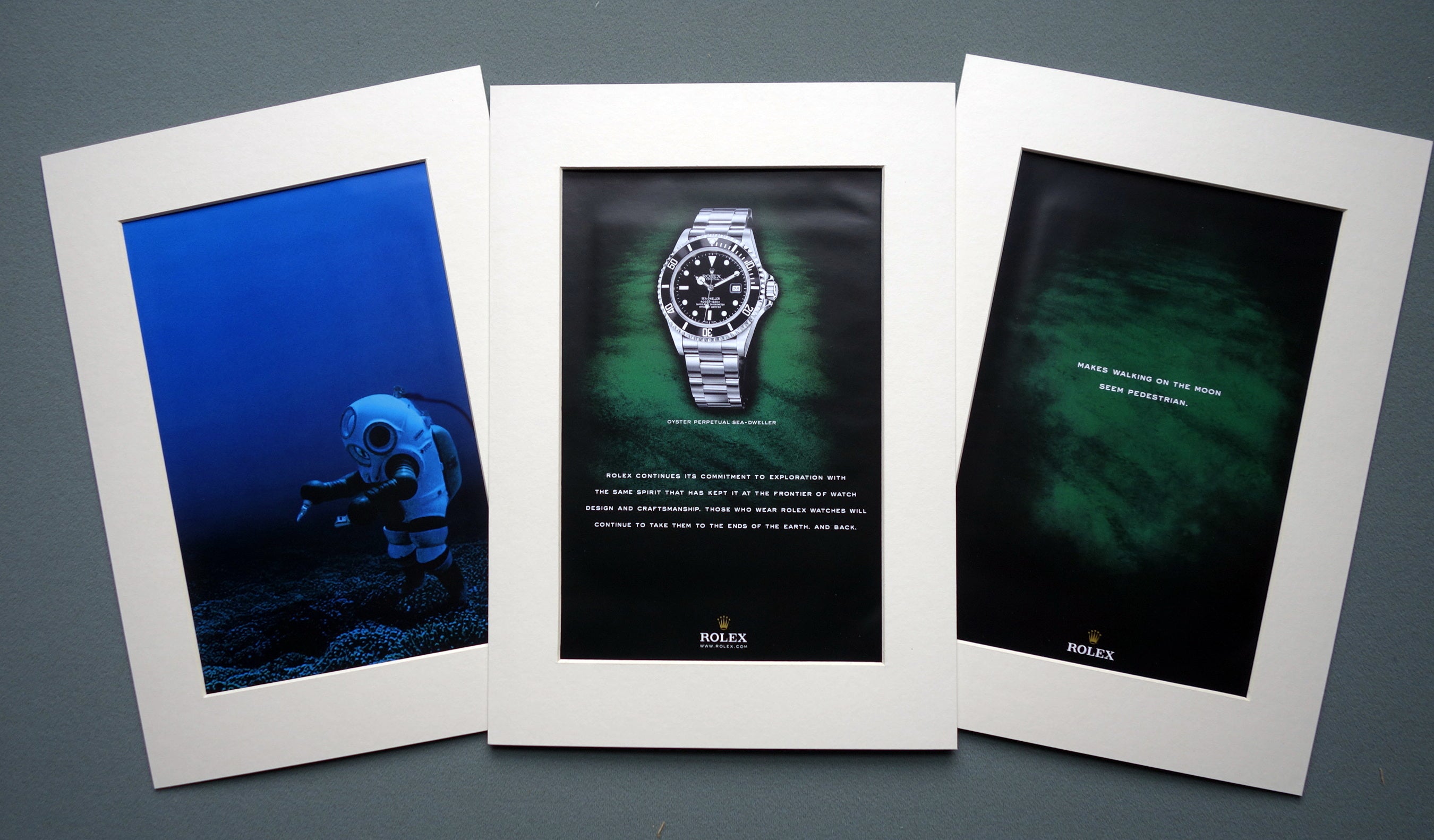 Rolex Oyster Perpetual Sea-Dweller. Original Triple Advert 2006 (ref A ...