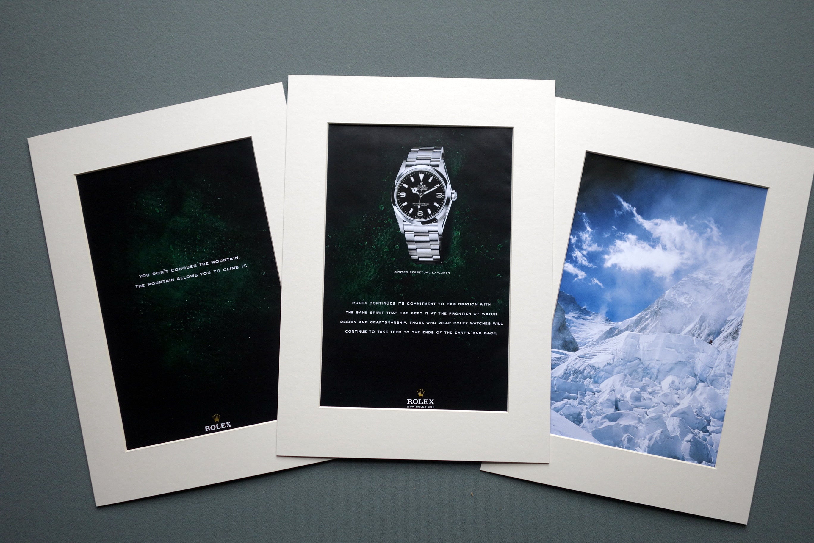 Rolex Oyster Perpetual Explorer. Original Triple Advert 2006 (ref AD60 ...