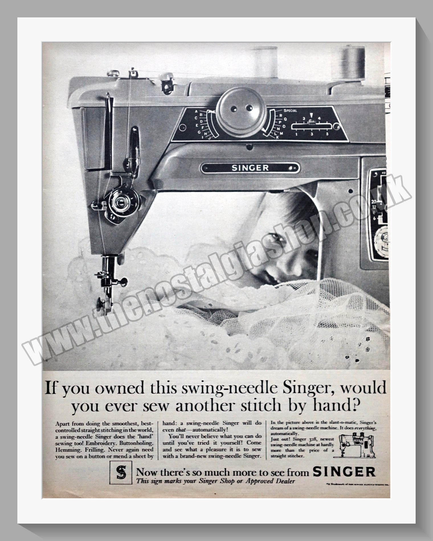 Singer Sewing Machine Original Advert 1962 (ref AD300850) – The ...