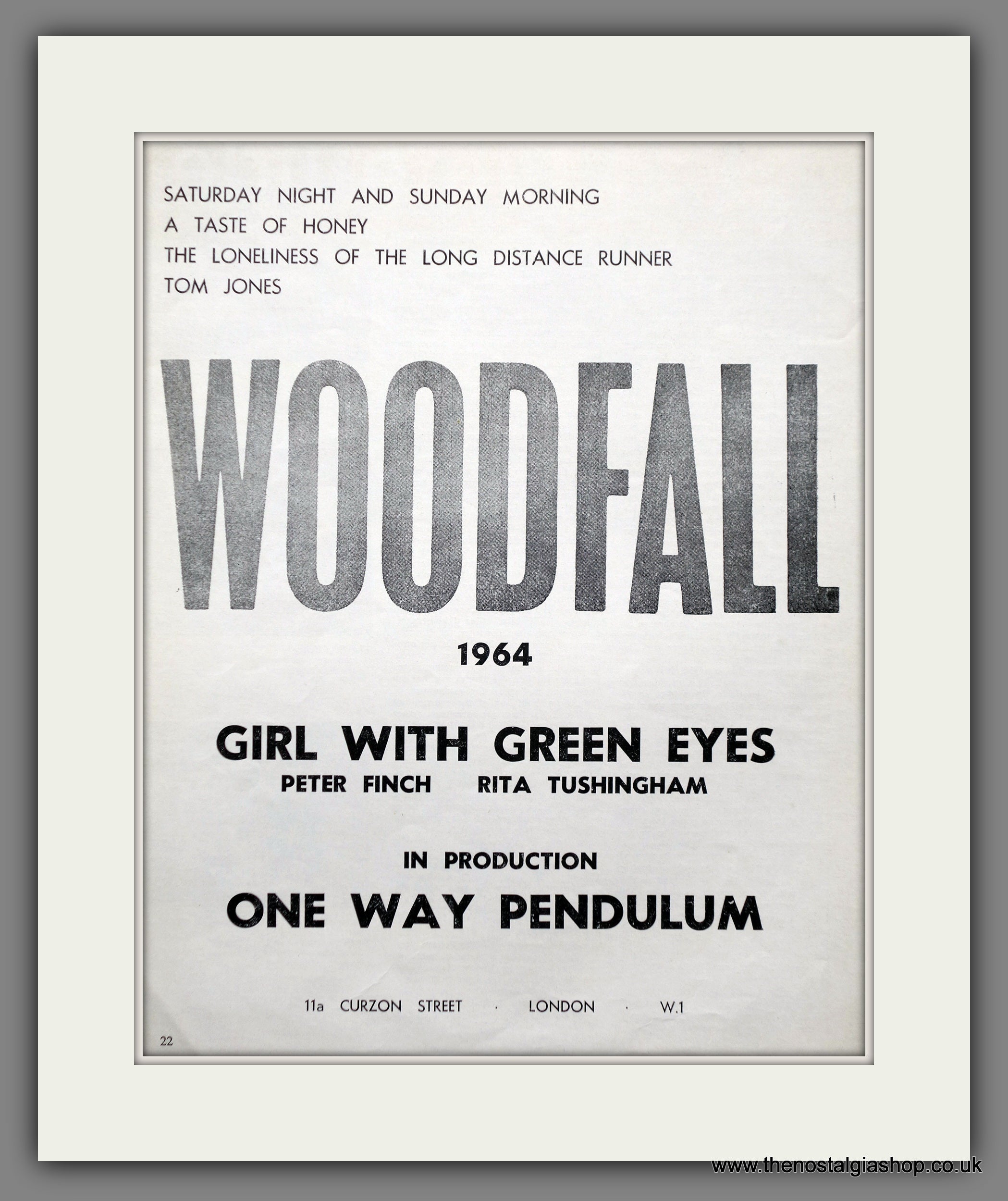 Woodfall. 1964 Original Advert (ref AD60790) – The Nostalgia Shop