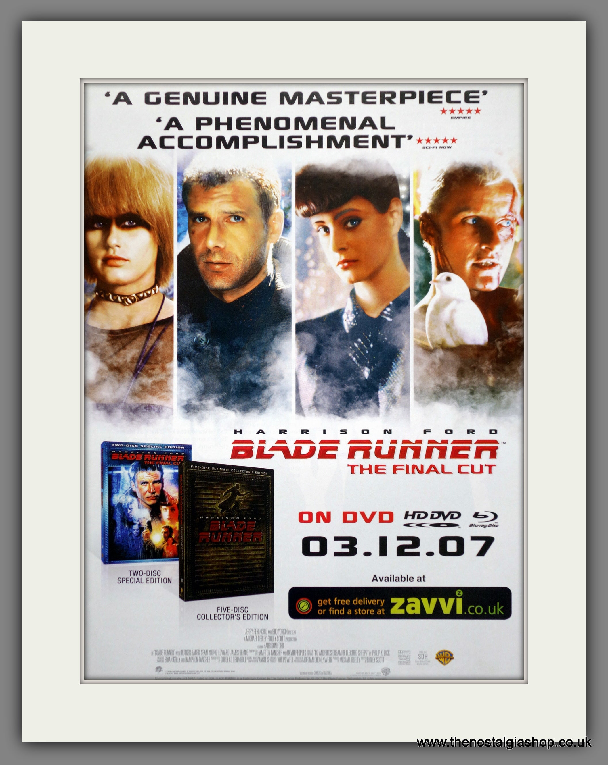 Blade Runner The Final Cut. 2007 Original Advert (ref AD60792) – The ...