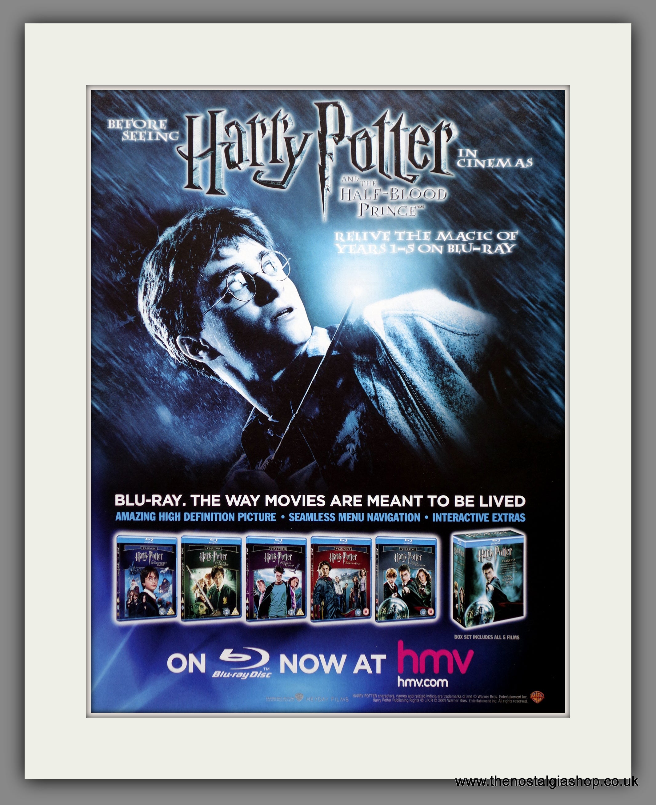 Harry Potter. 2009 Original Advert (ref AD60796) – The Nostalgia Shop