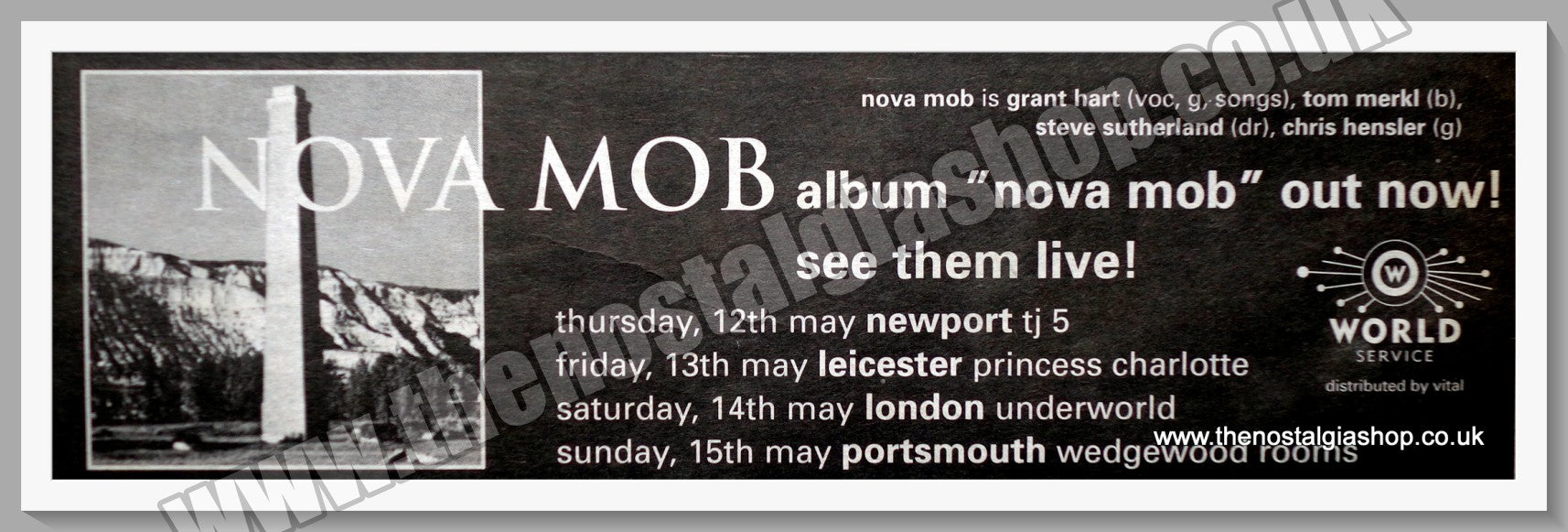 Nova Mob Album. 1994 Large Original Advert (ref AD15408) – The ...