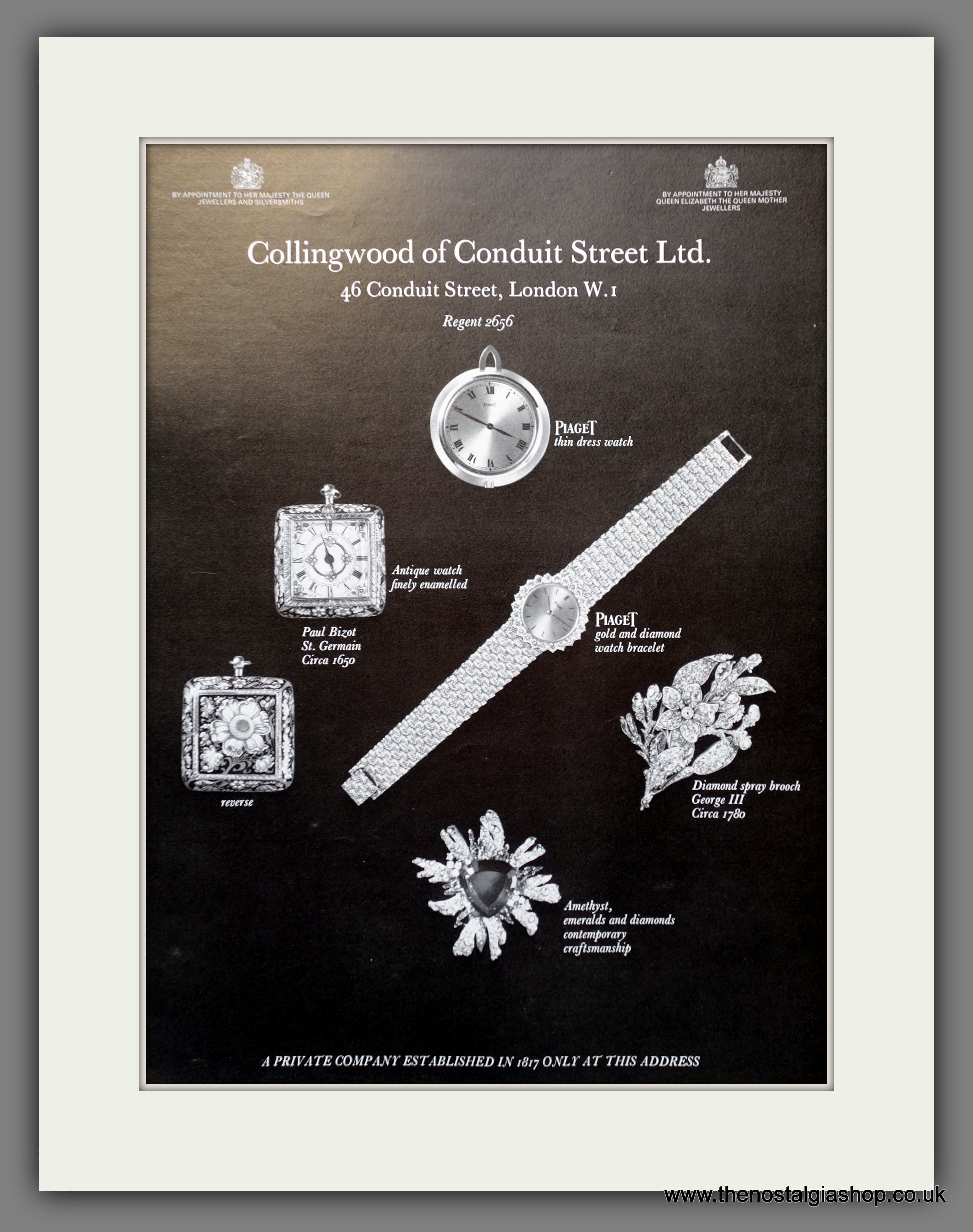 Collingwood Watches. Large Original Advert 1967 (ref AD301333) – The ...
