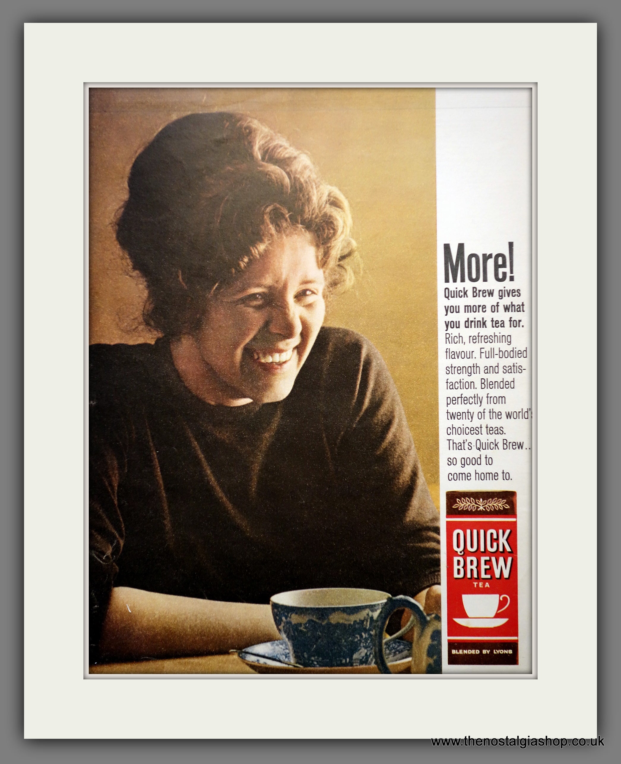 Quick Brew Tea by Lyons. Original Advert 1963 (ref AD300984) – The ...