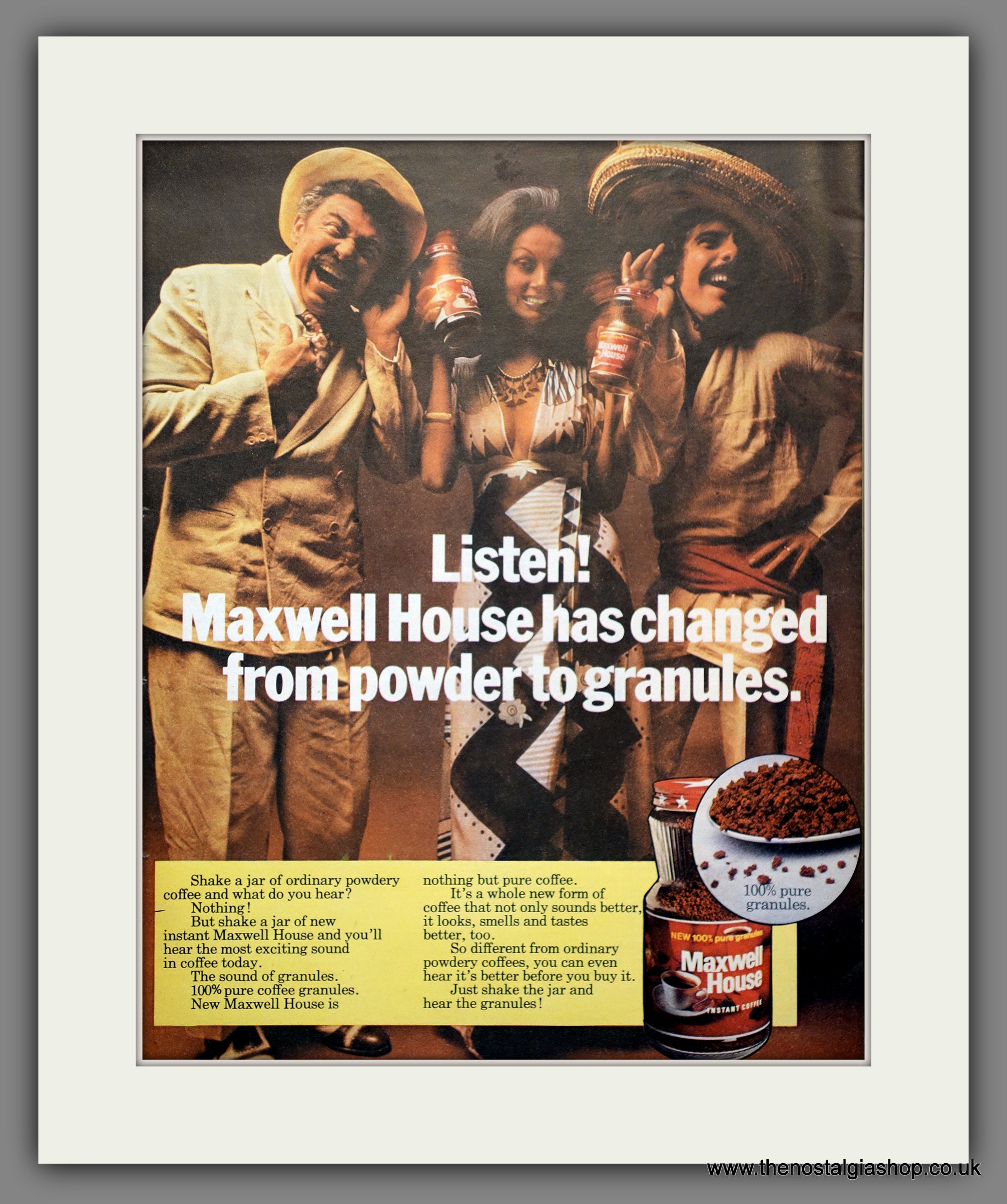 Maxwell House Coffee. Original Advert 1970 (ref AD301012) – The ...