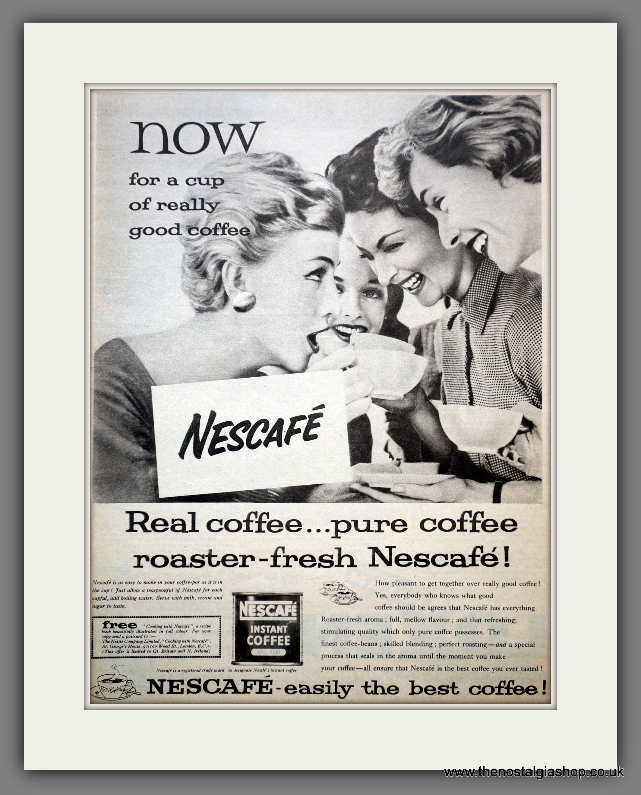 Nescafe Instant Coffee. Original Advert 1959 (ref AD300993) – The ...
