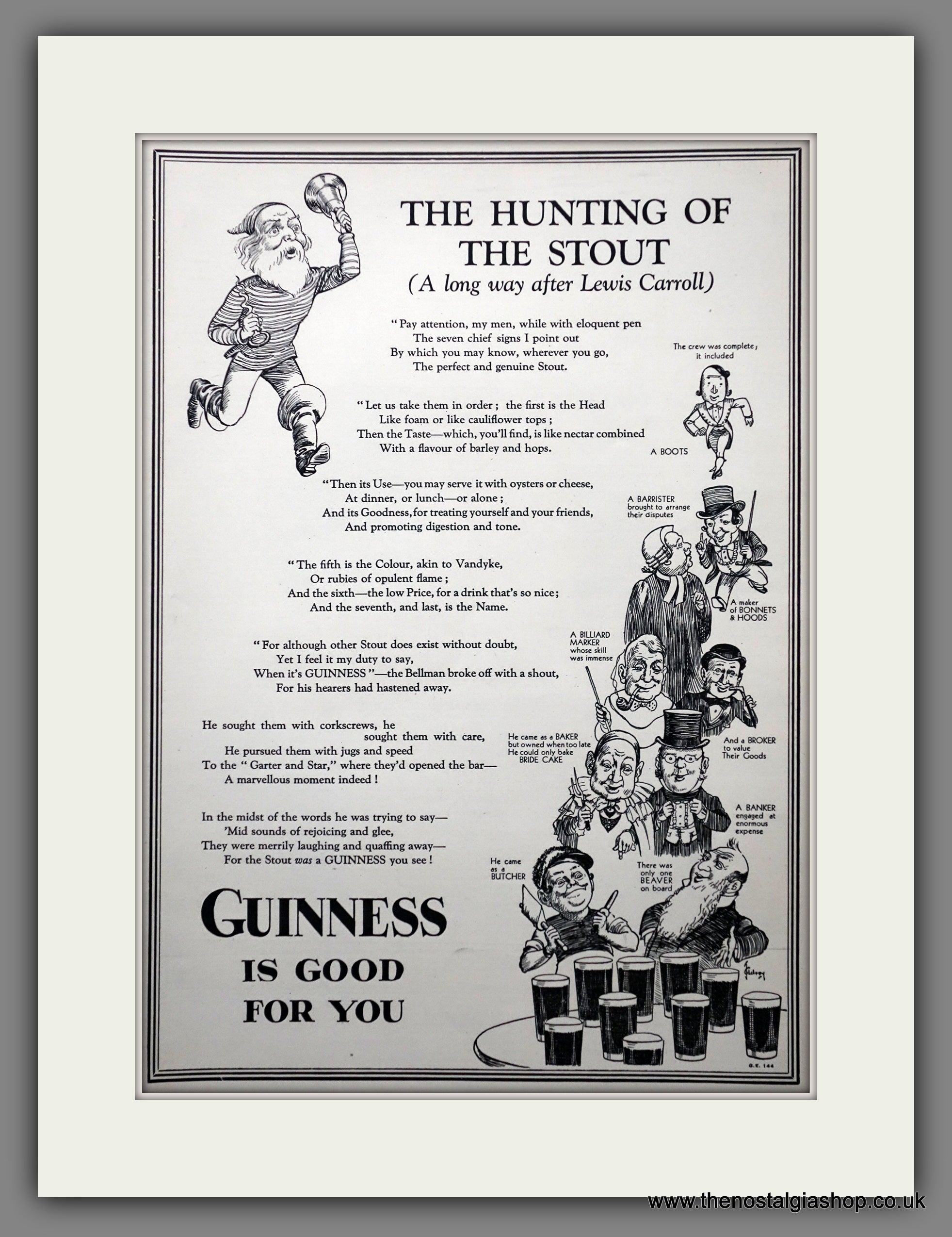 Guinness Hunting of the Stout. Original Advert 1931 (ref AD301058 ...
