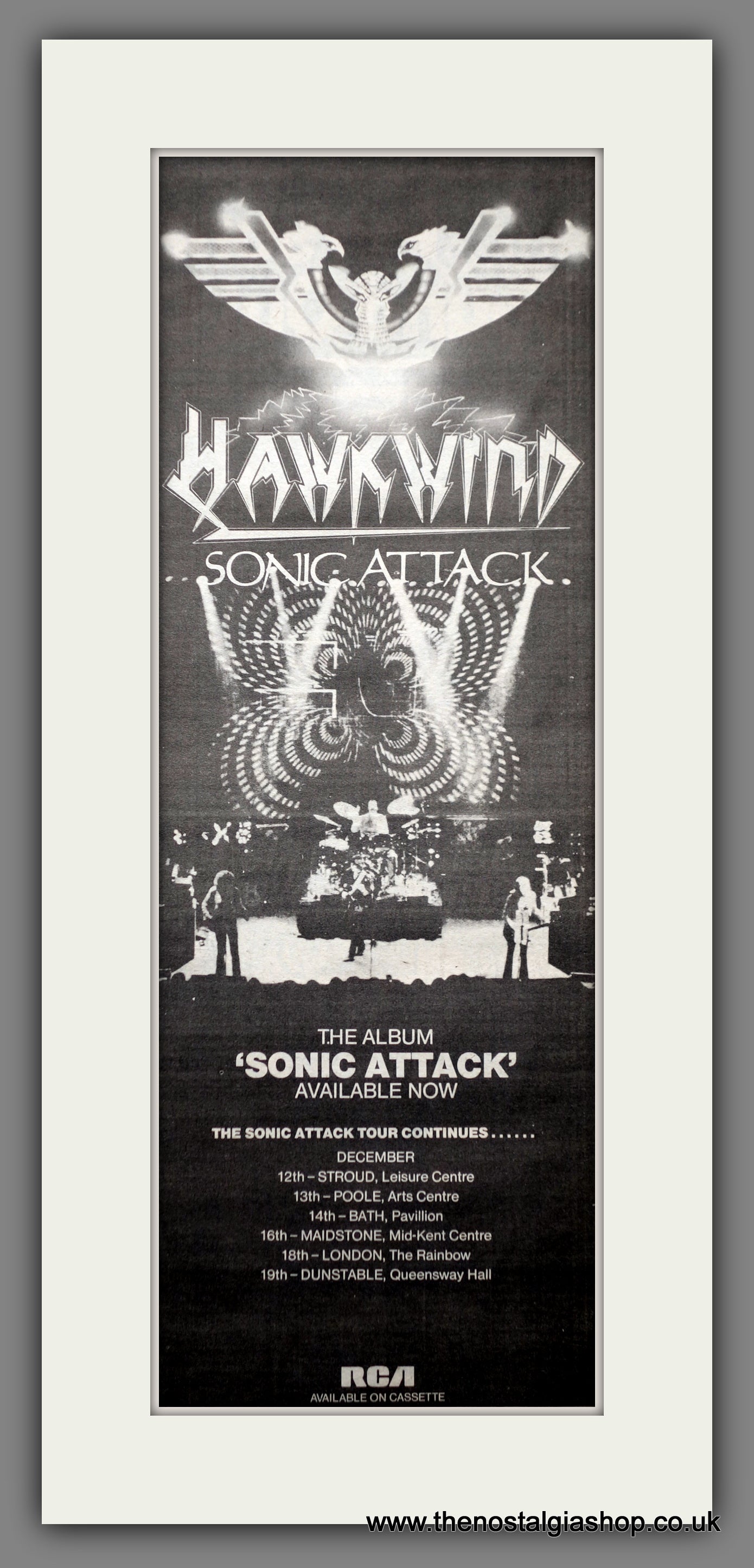 Hawkwind Sonic Attack. Original Advert 1981 (ref AD200591) – The ...