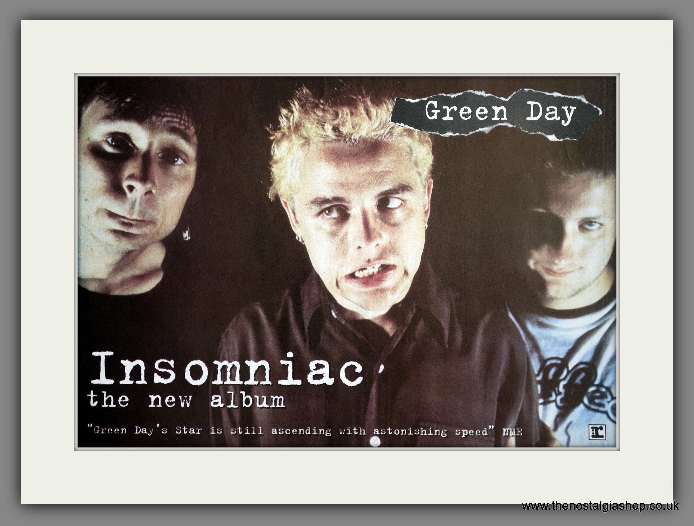 Green Day Insomniac. Original Advert 1995 (ref AD15610) – The Nostalgia ...