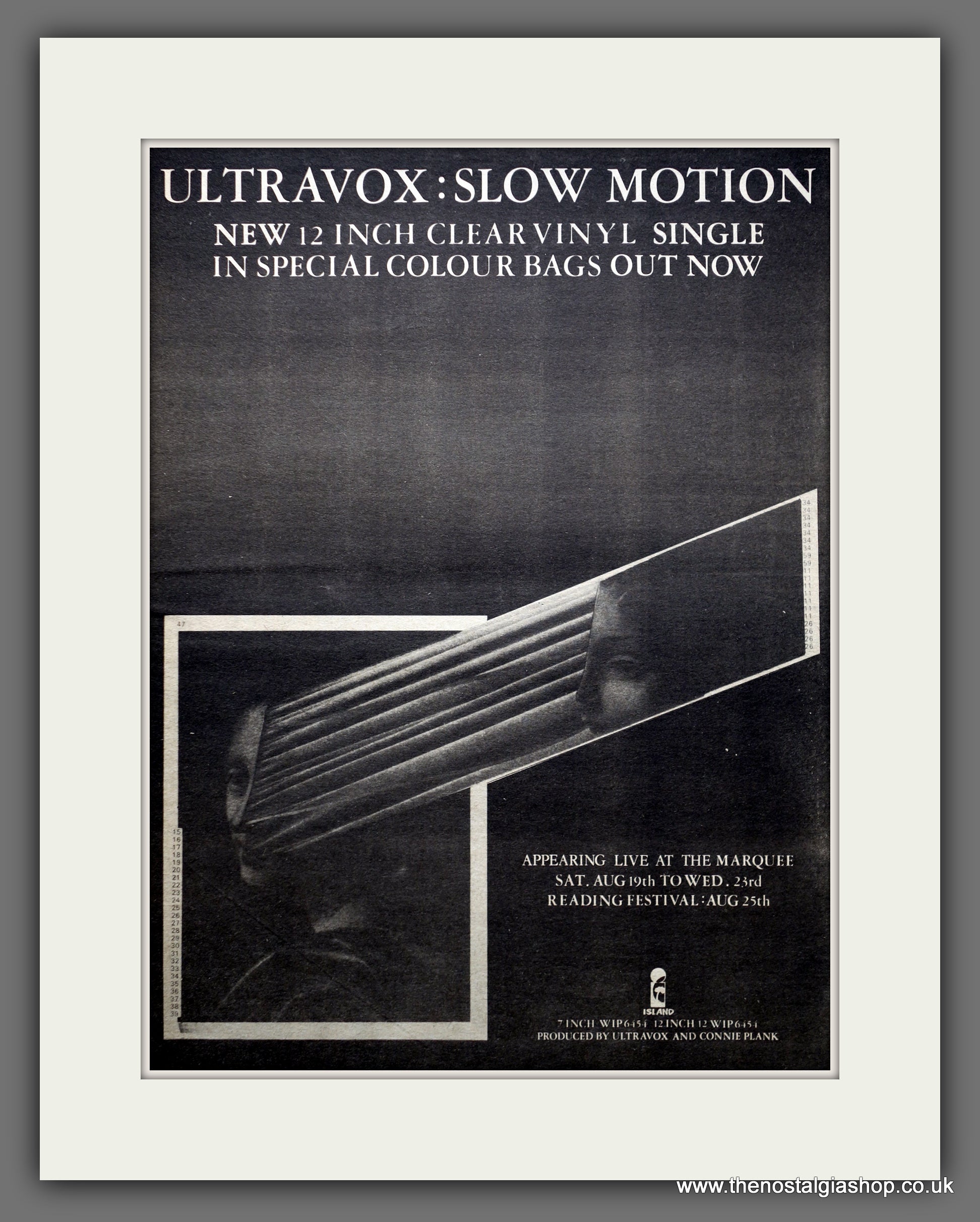 Ultravox Slow Motion. Original Advert 1978 (ref AD15513) – The ...