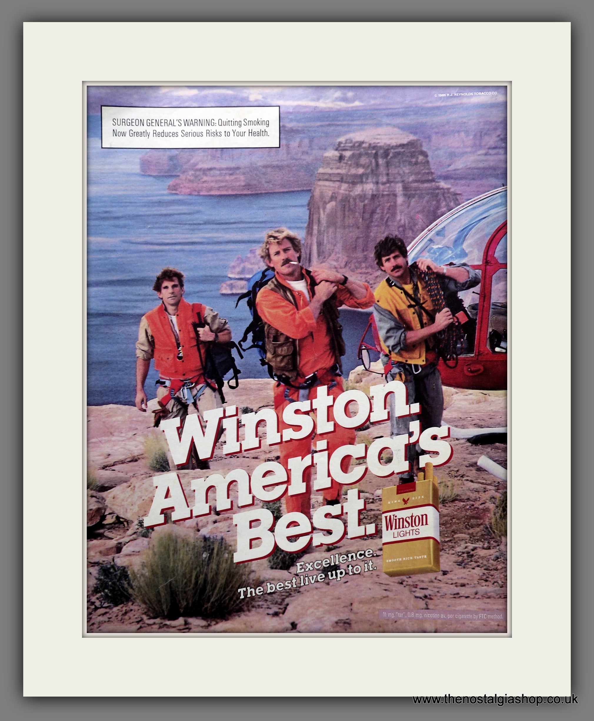 Winston Lights Cigarettes. Original Advert 1986 (ref AD301210) – The ...