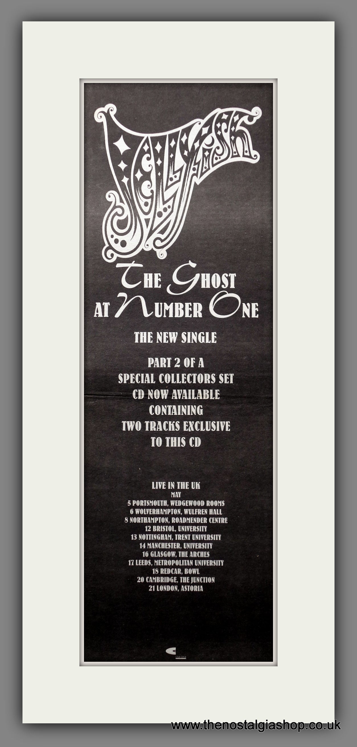Jellyfish The Ghost At Number One. Original Advert 1993 (ref AD200660 ...