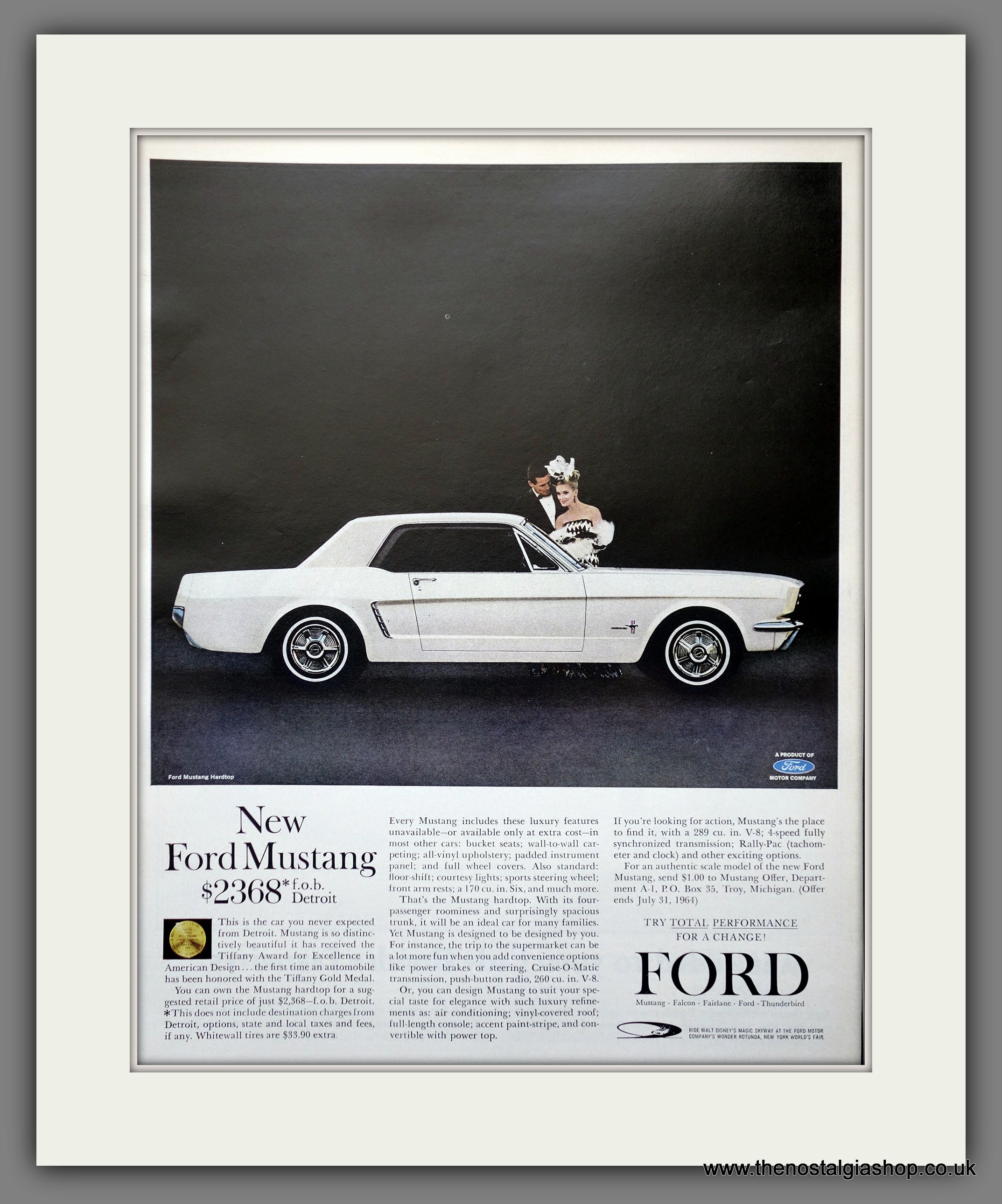 Ford Mustang '64. Original American Advert 1964 (ref AD301306) – The ...