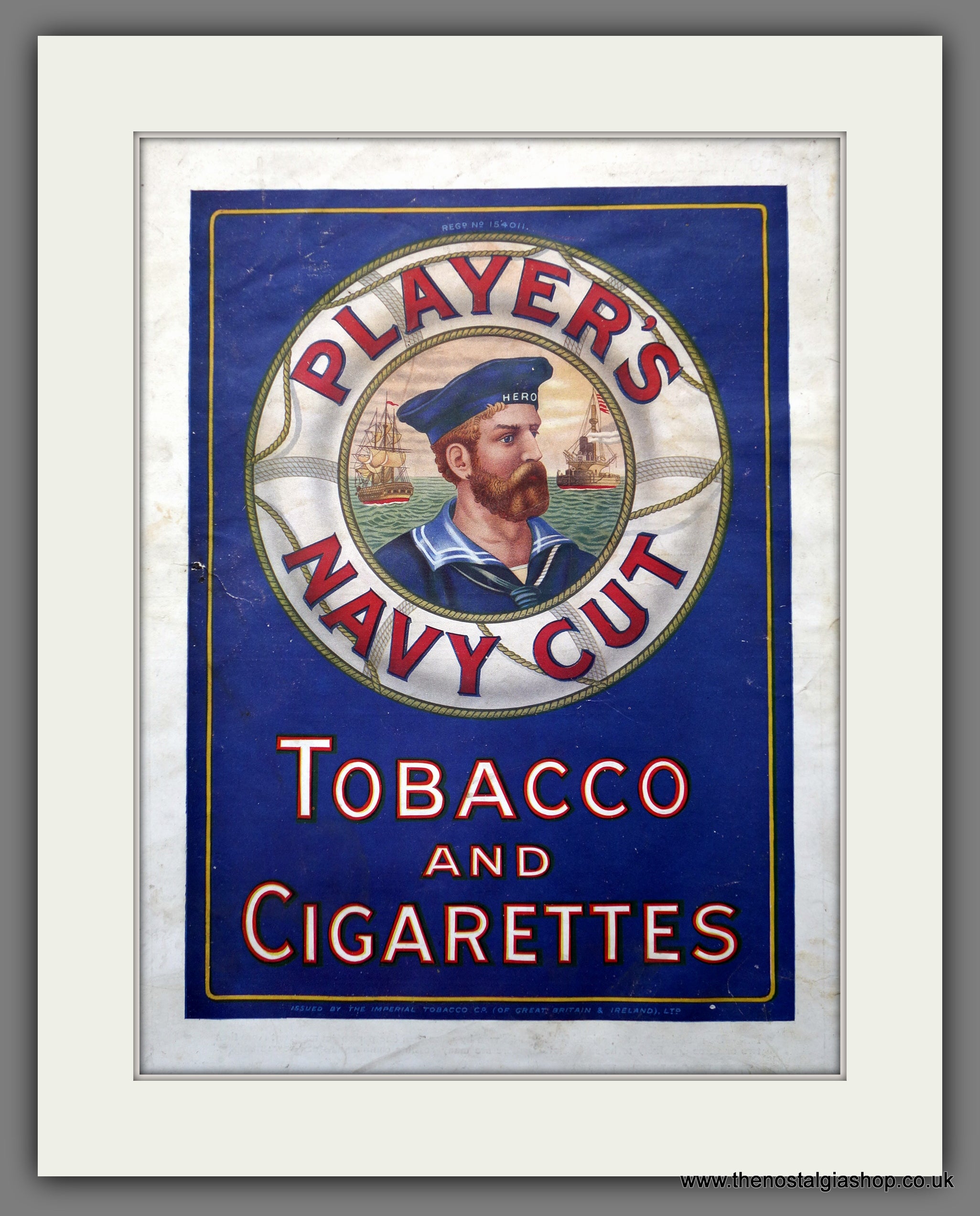 Player's Navy Cut Tobacco and Cigarettes Original Advert 1923 (ref AD3 ...