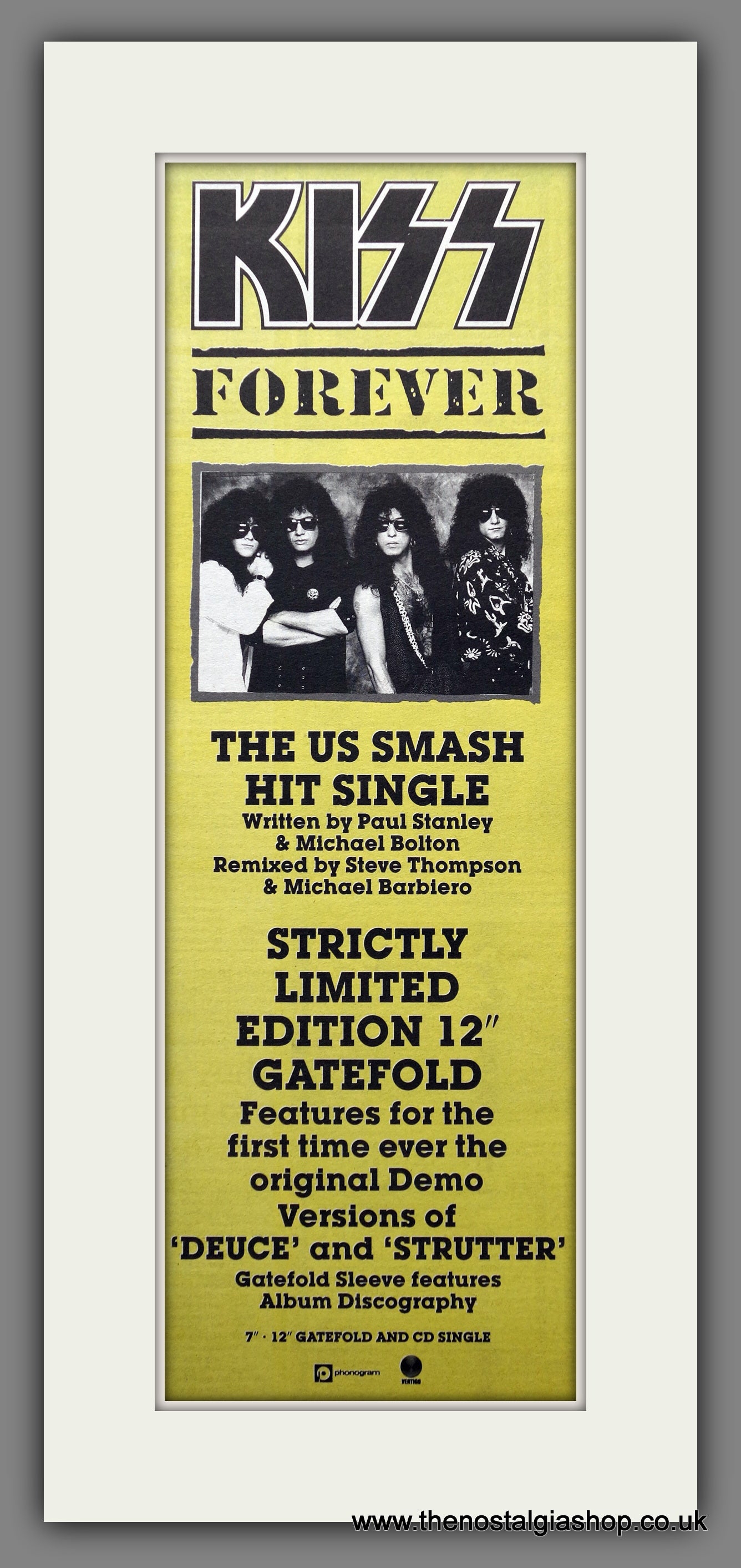 Kiss Forever. Original Advert 1990 (ref AD200734) – The Nostalgia Shop