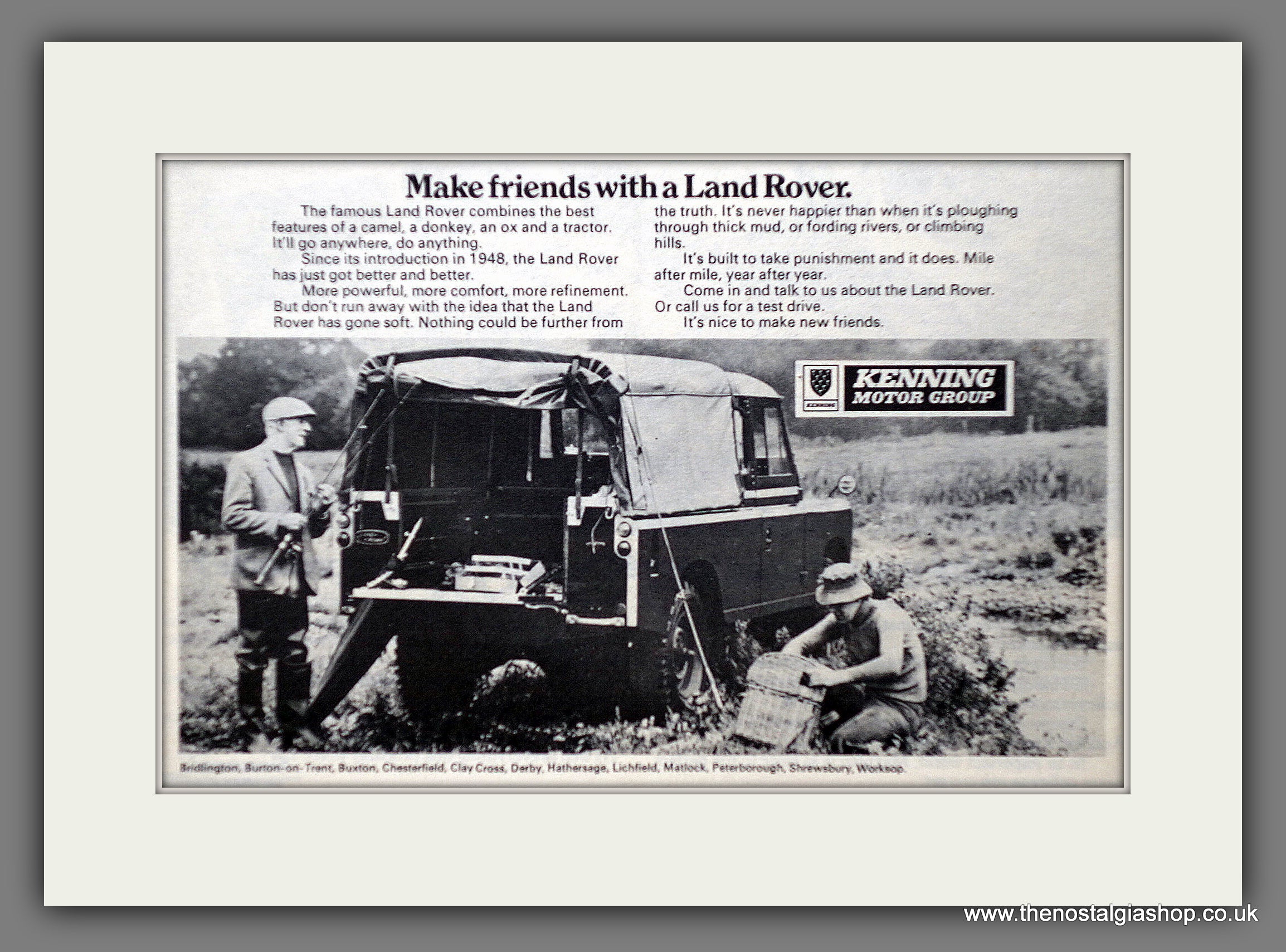 Land Rover. 1974 Original Advert (ref AD61004) – The Nostalgia Shop