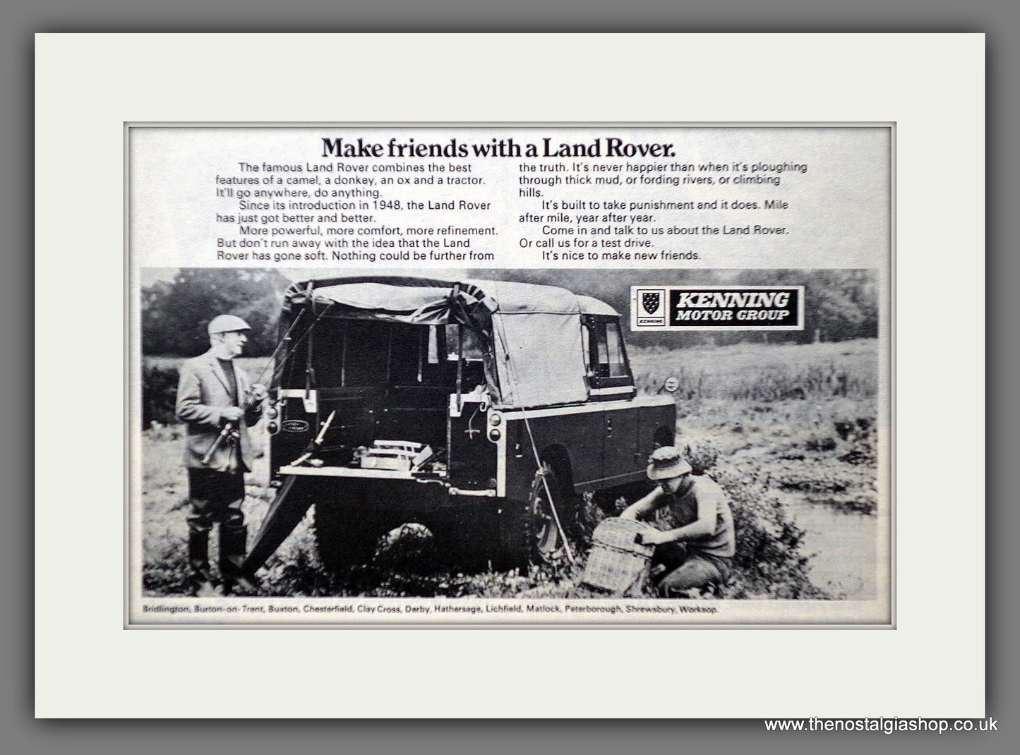 Land Rover. 1974 Original Advert (ref AD61004) – The Nostalgia Shop