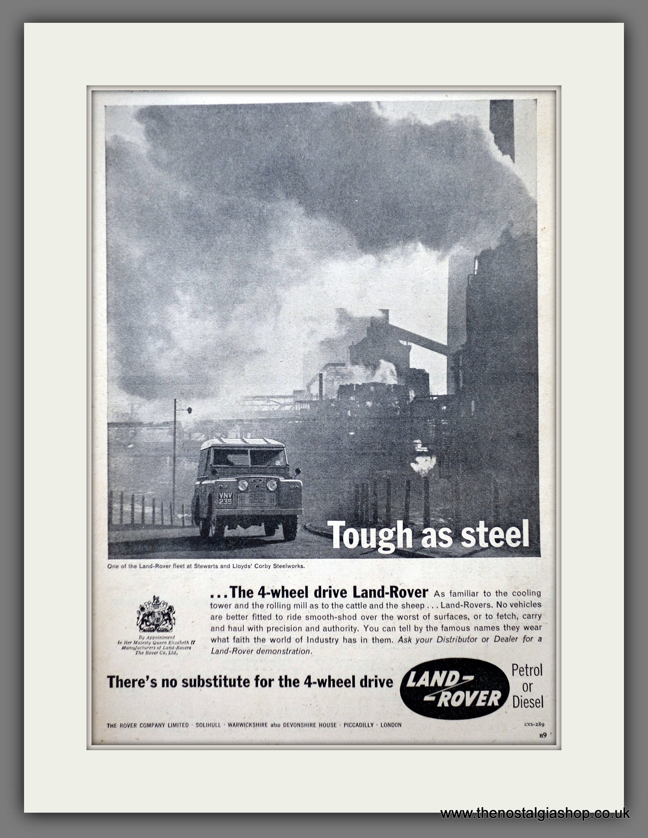 Land Rover. 1961 Original Advert (ref AD61015) – The Nostalgia Shop