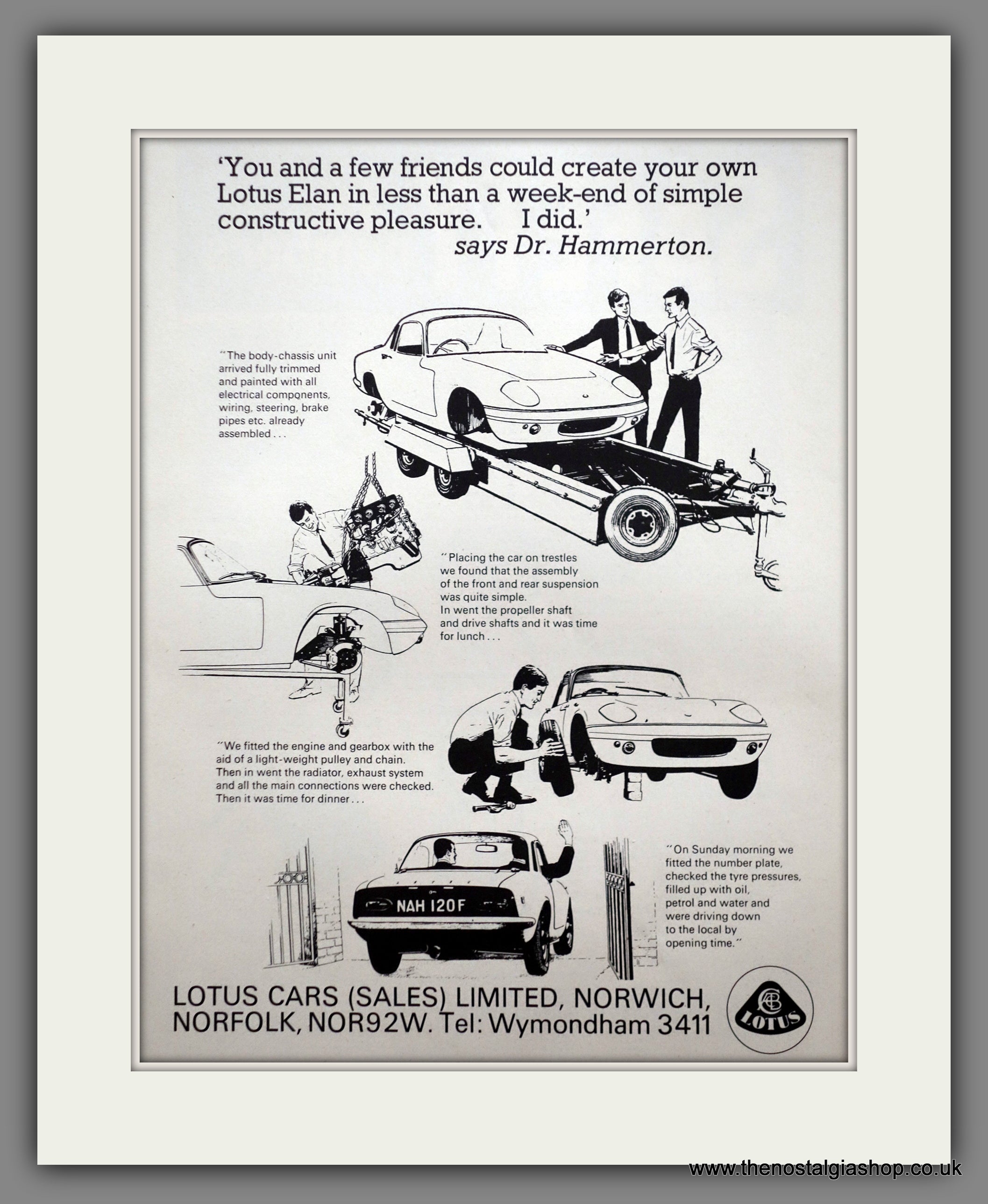 Lotus Elan 1967 Original Advert (ref AD61030) – The Nostalgia Shop