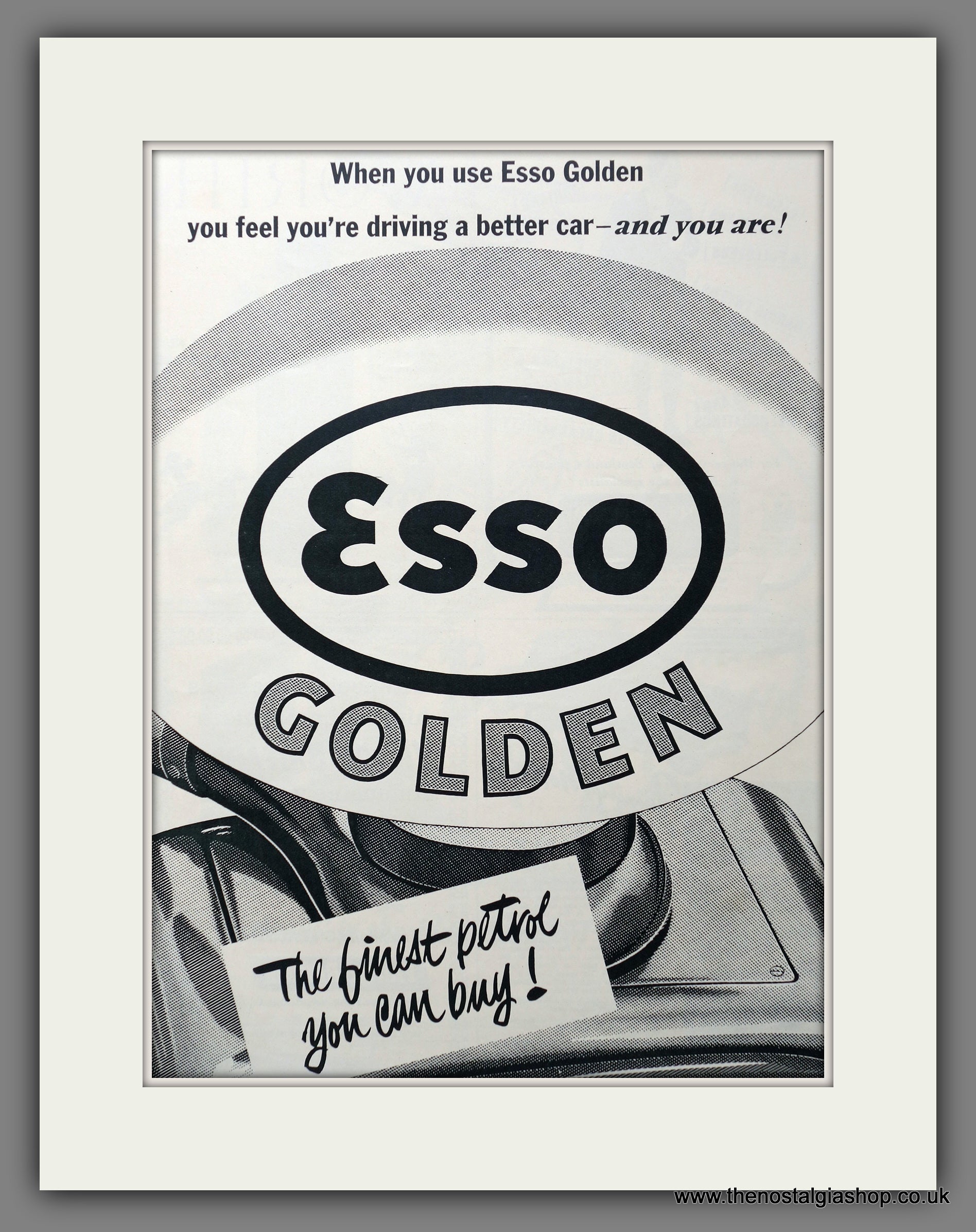 Esso Golden Petrol. Original Advert 1960 (ref AD301360) – The Nostalgia ...