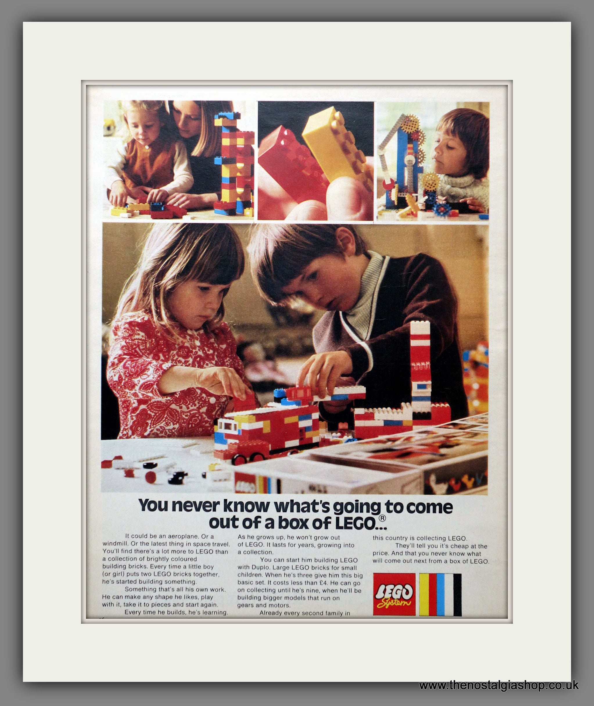 Lego. Original Advert 1972 (ref AD301392) – The Nostalgia Shop