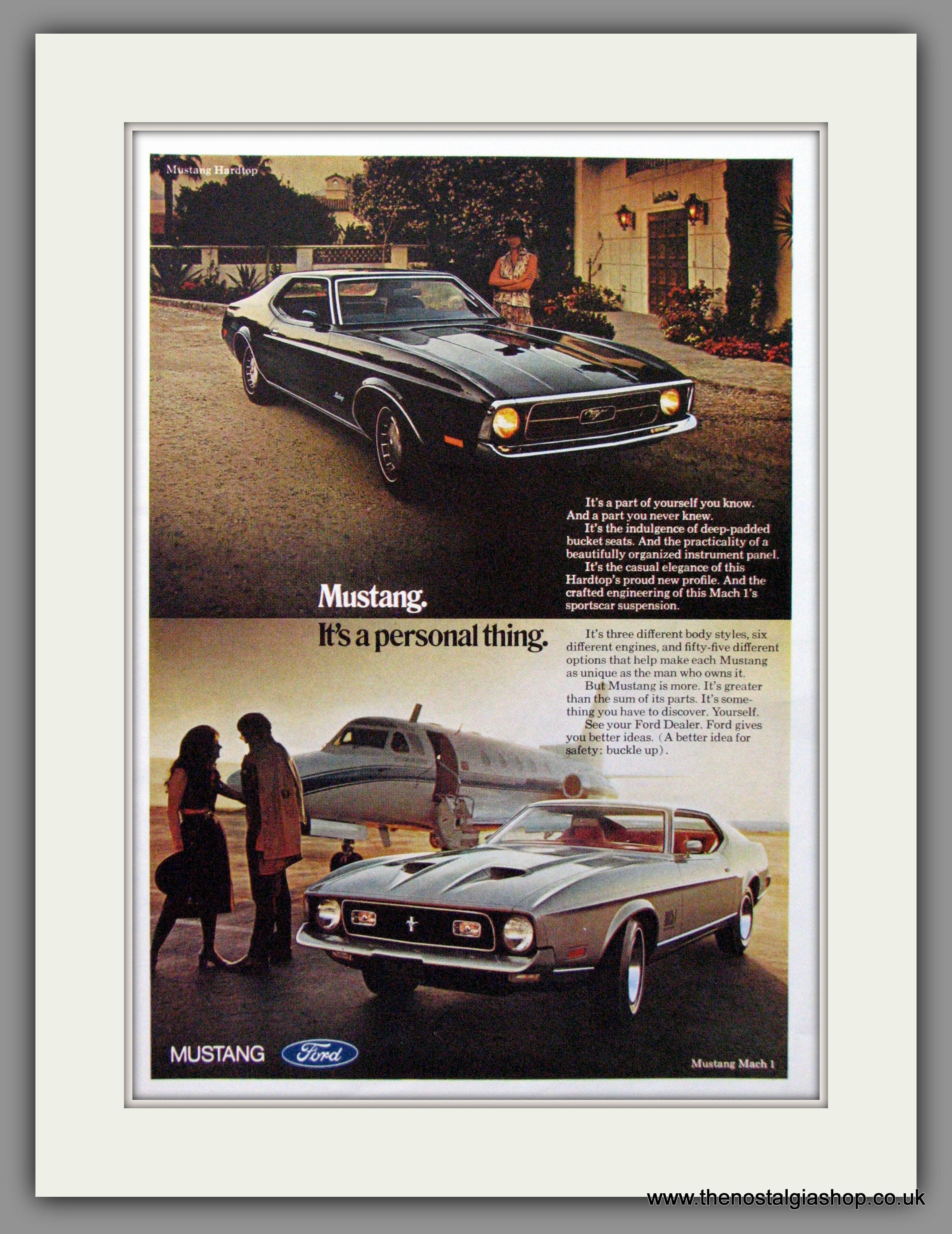 Ford Mustang '71. Original American Advert 1971 (ref AD54134) – The ...