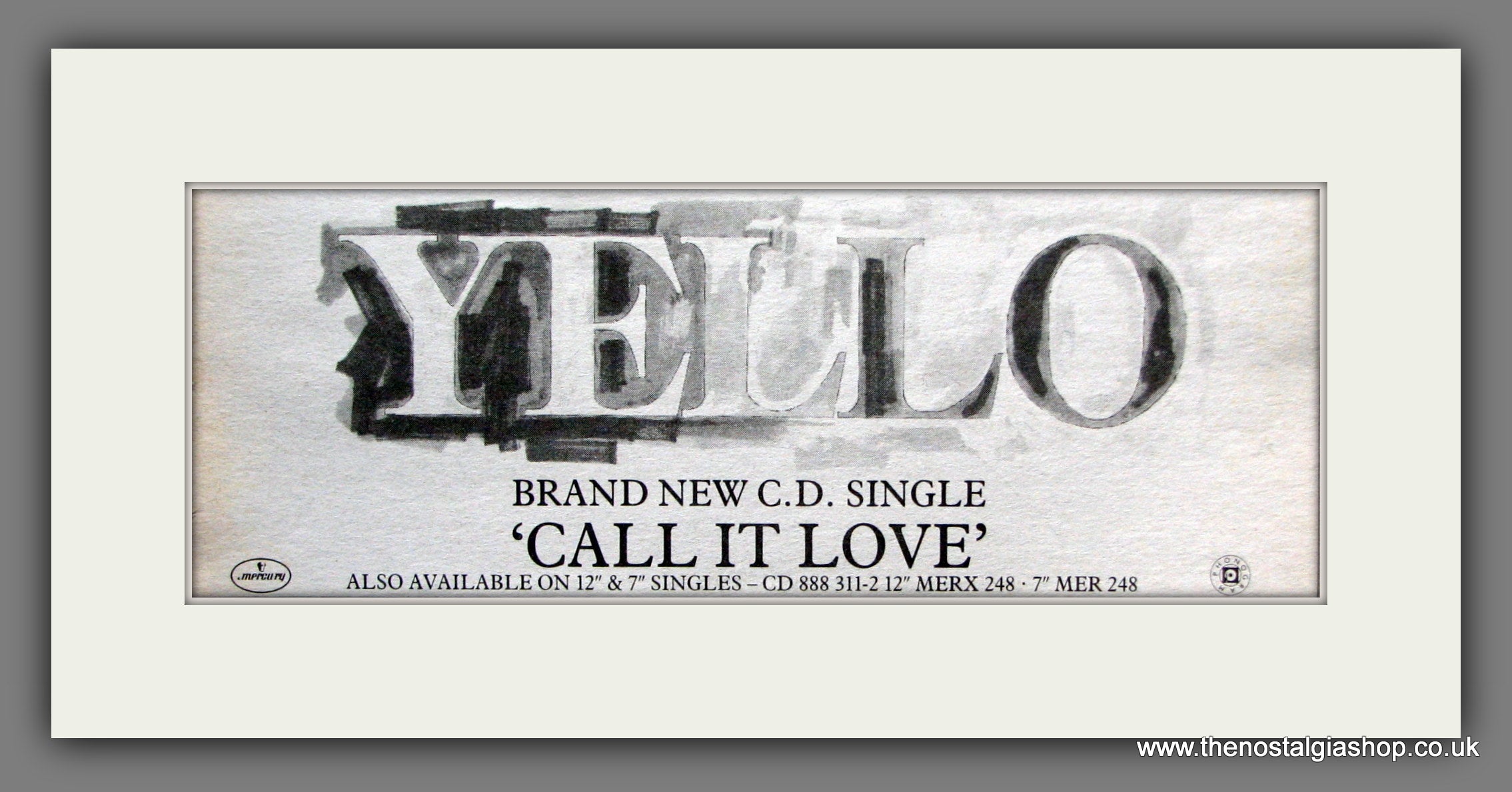 Yello. Call It Love. Original Advert 1987 (ref AD400074) – The ...