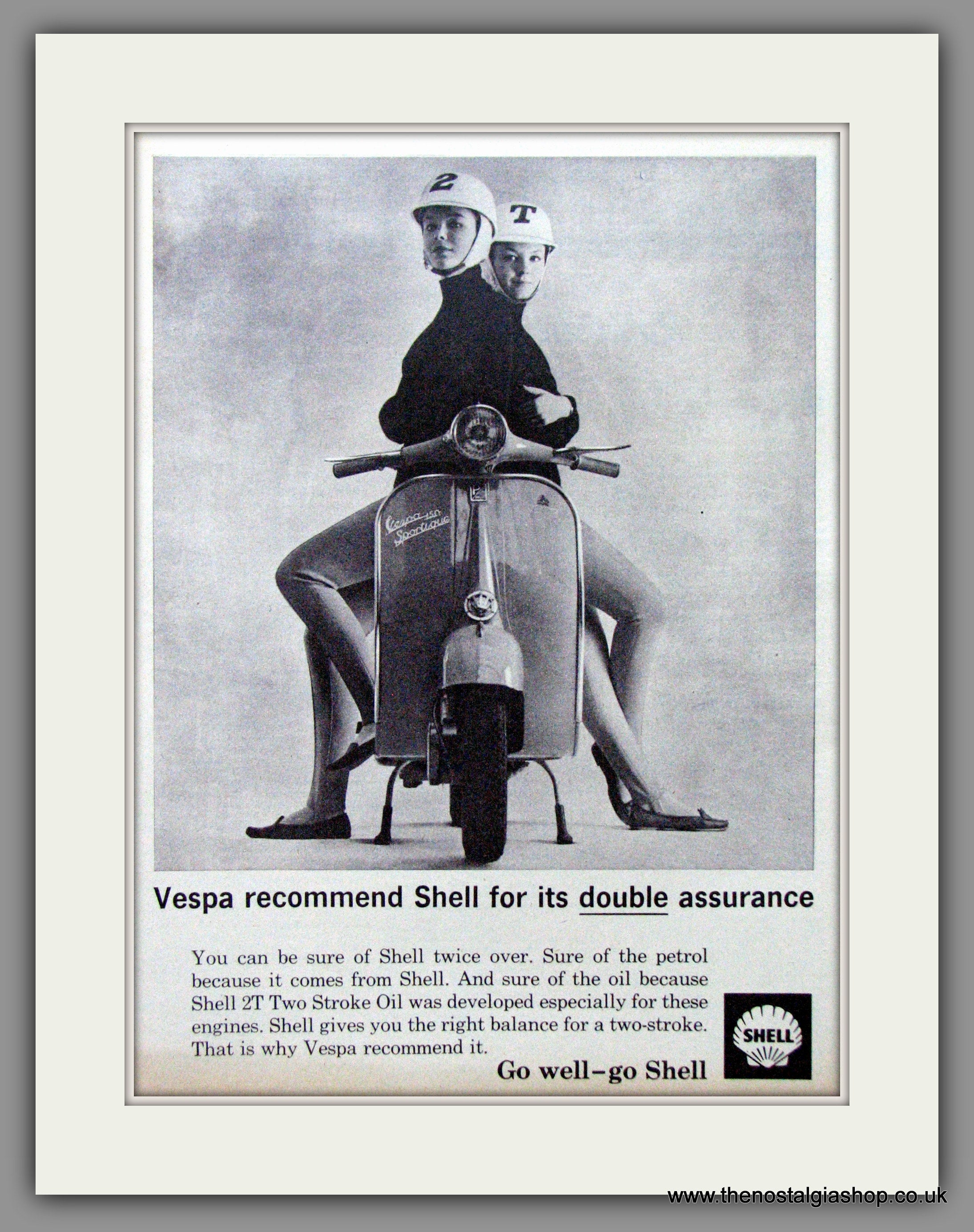 Vespa Recommend Shell. Original advert 1963 (ref AD52487) – The ...