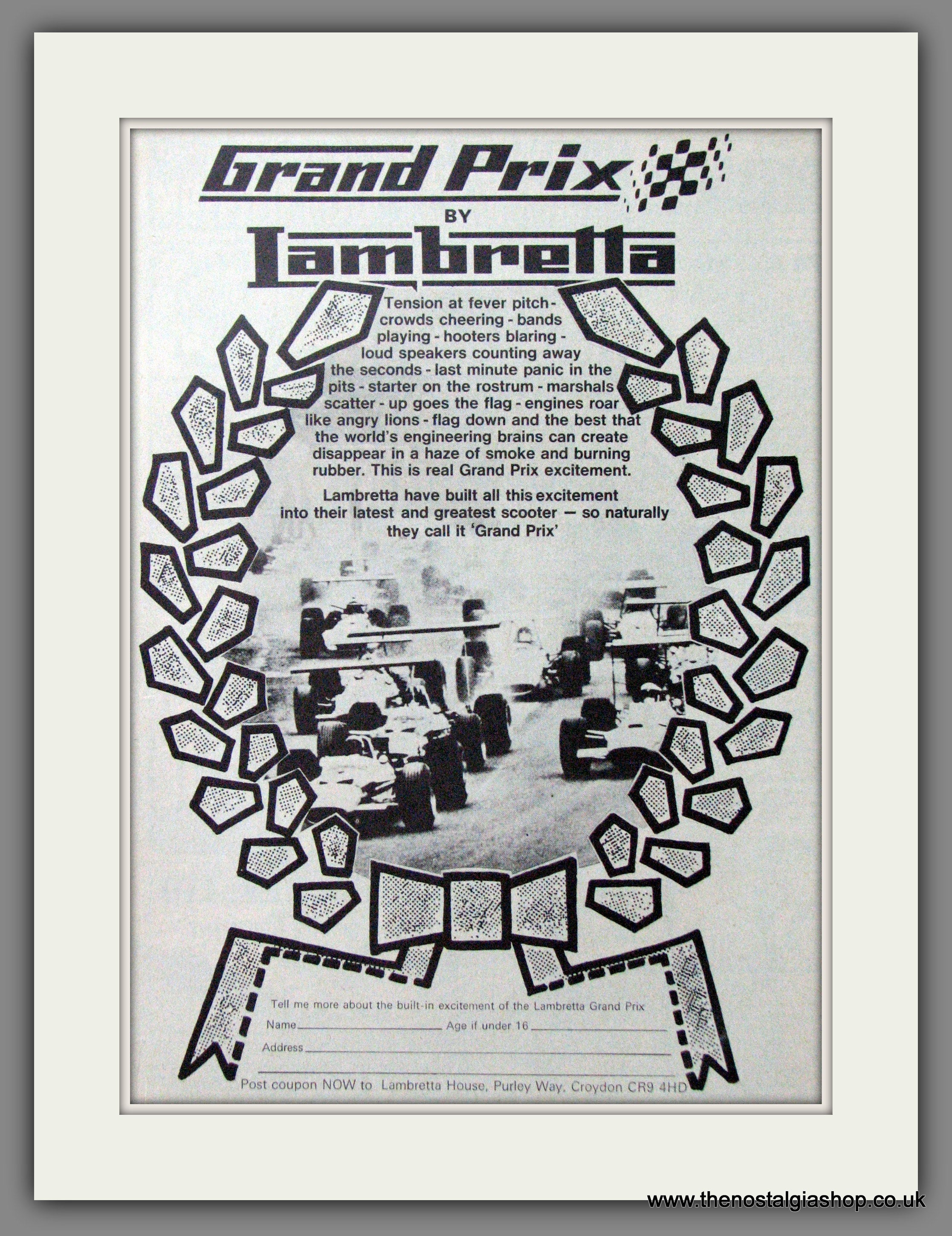 Lambretta Grand Prix. Original advert 1969 (ref AD52854) – The ...