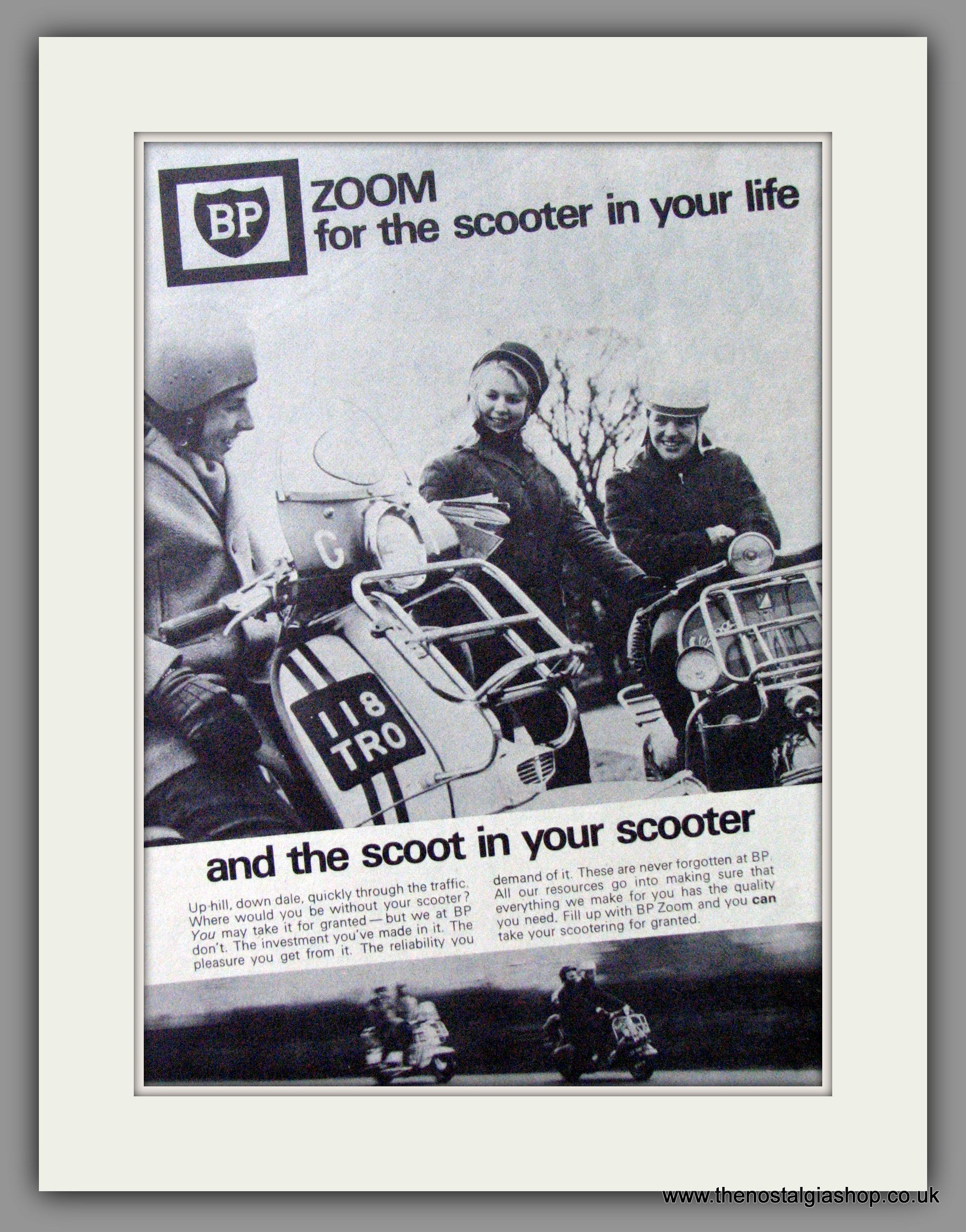 BP Zoom For The Scooter in Your Life. Original advert 1965 (ref AD5315 ...