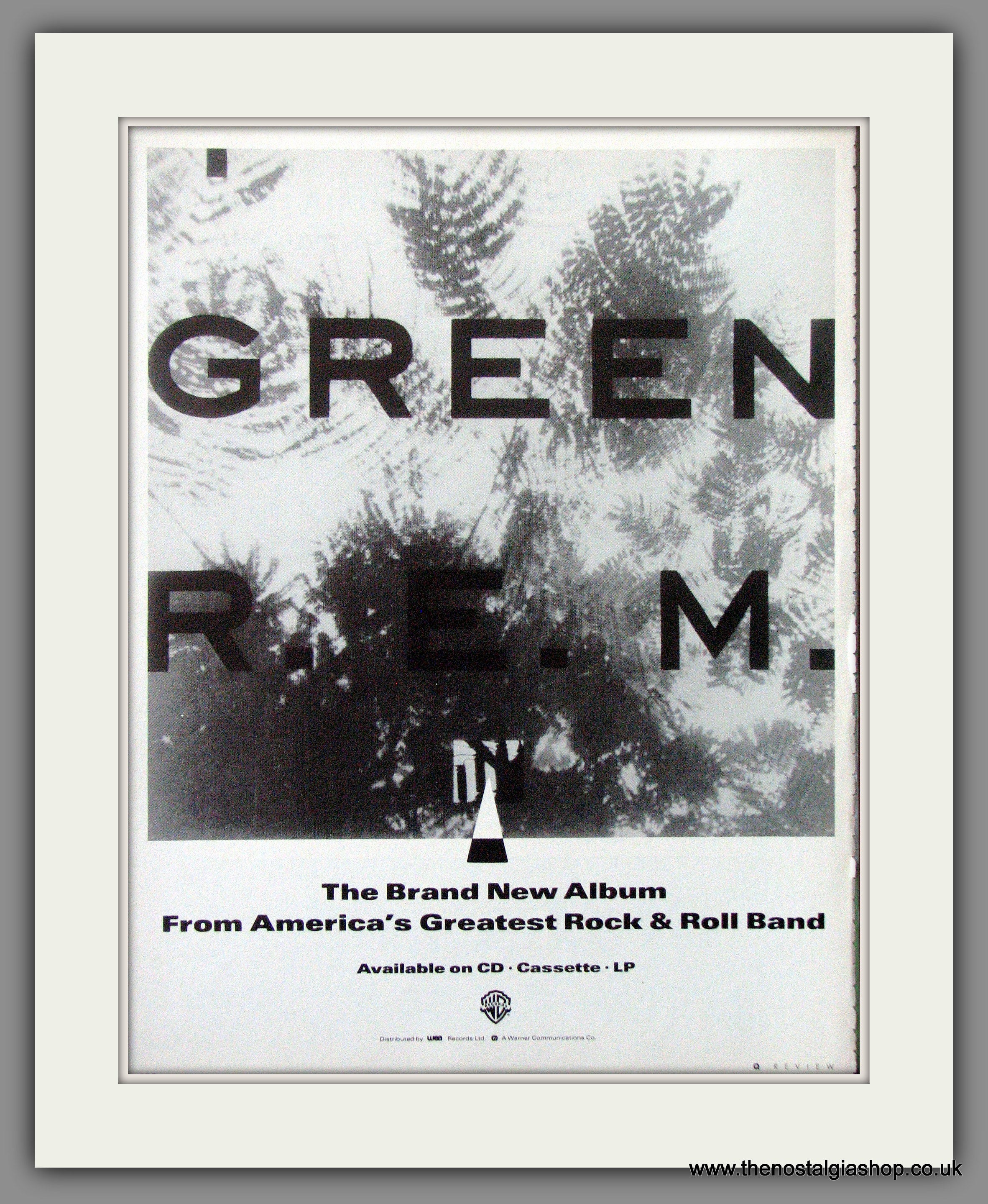 R.E.M. Green. 1988 Original Advert (ref AD54429) – The Nostalgia Shop