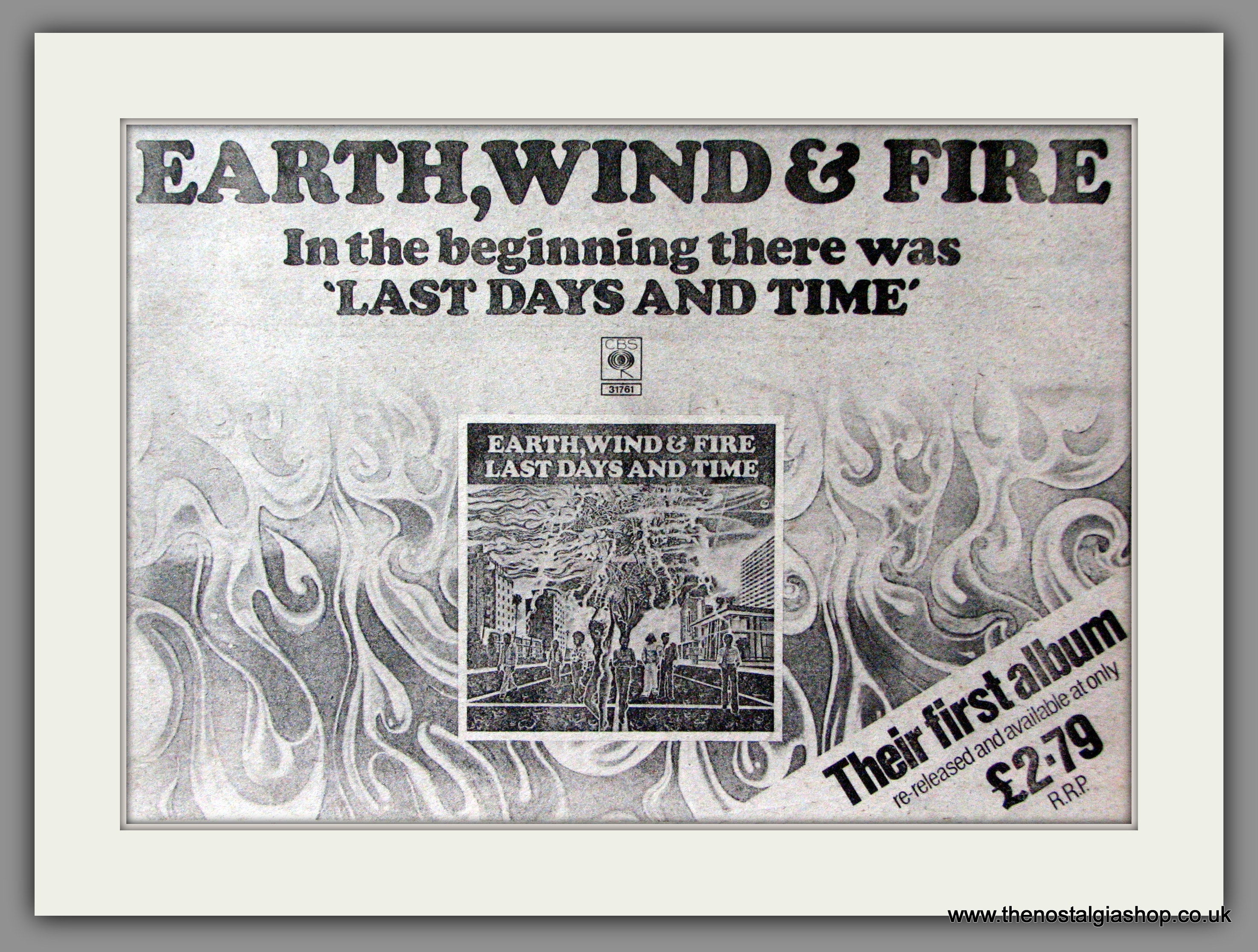 Earth, Wind & Fire. Last Days And Time. Original Advert 1979 (ref AD52 ...