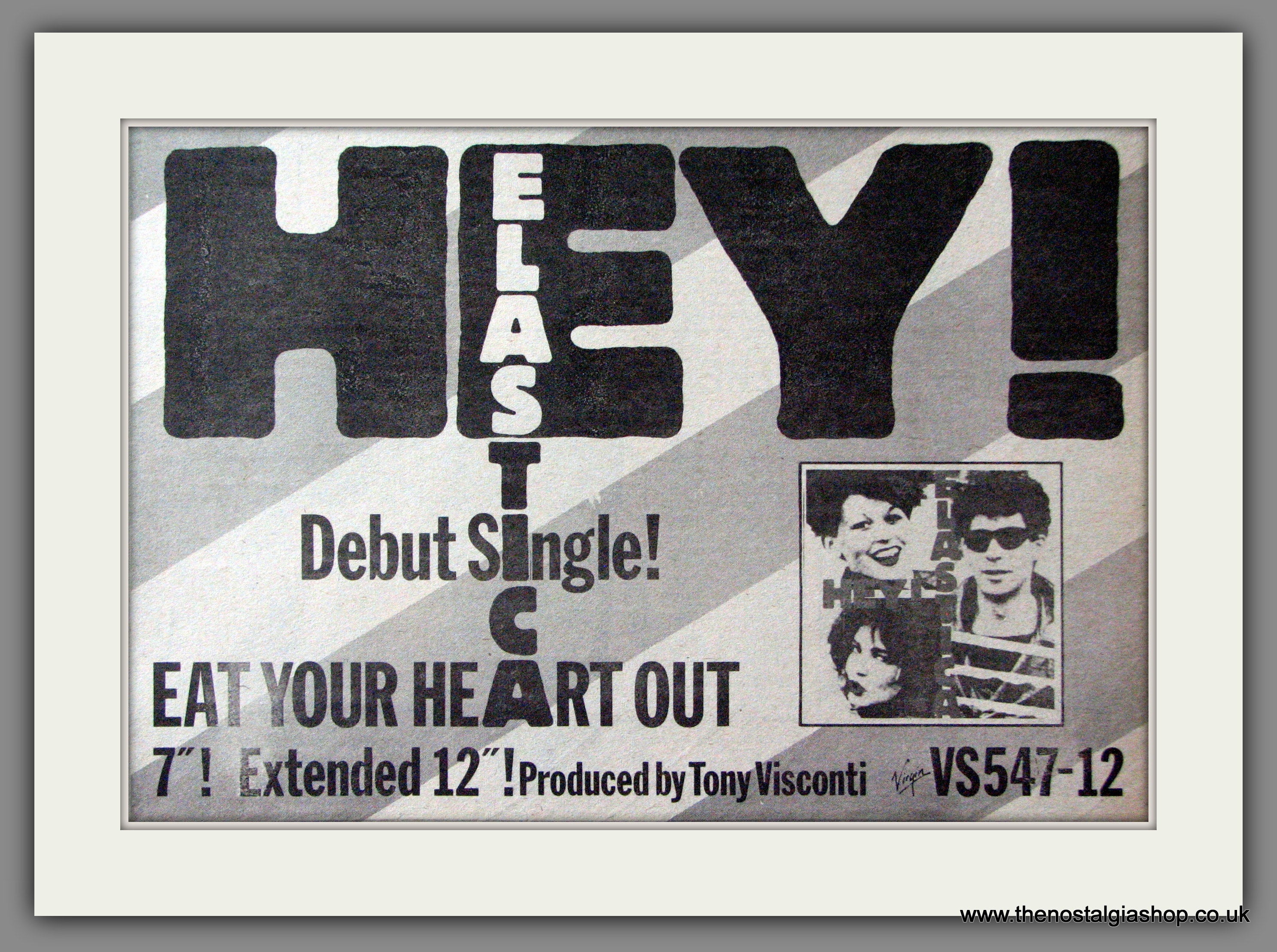 Elastica. Hey! Debut Single. Eat Your Heart Out.. Original Advert 1982 ...