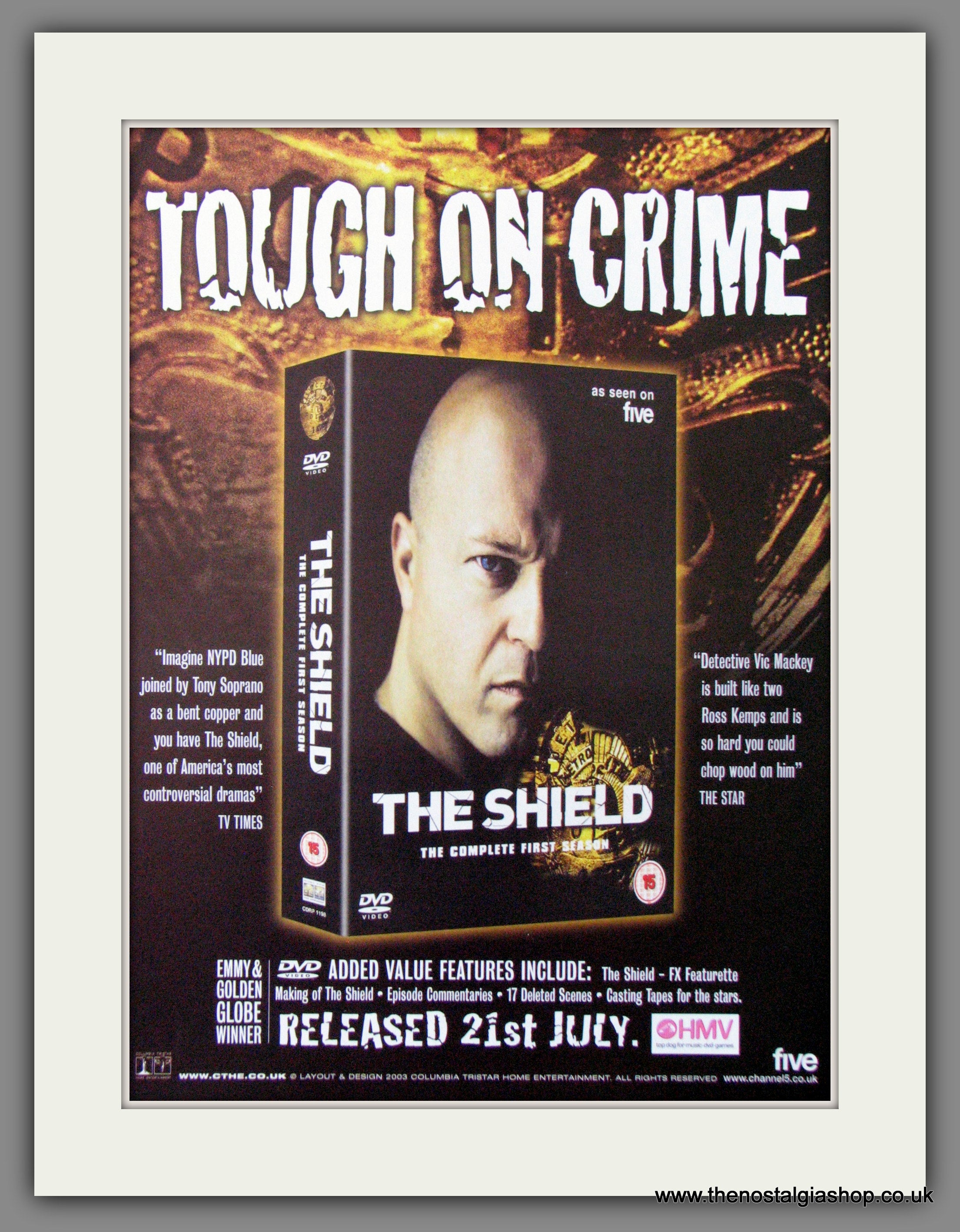 The Shield. 2003 Original Advert (ref AD54157) – The Nostalgia Shop