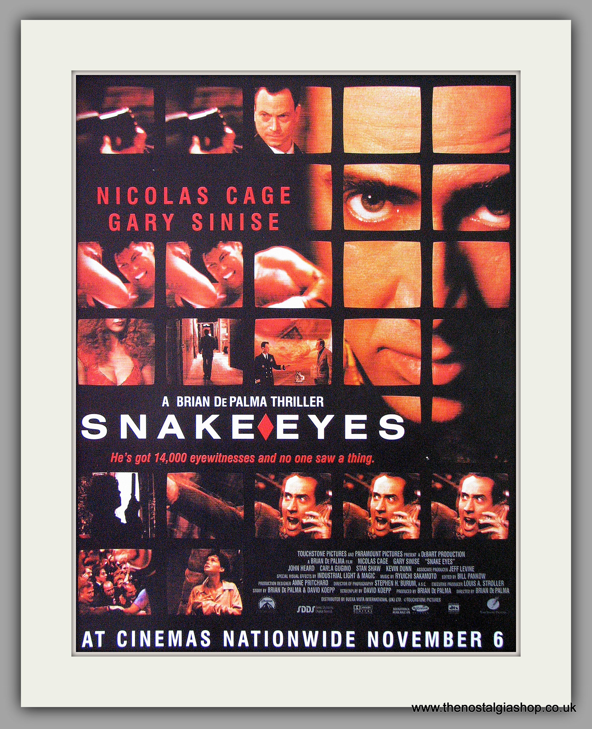 Snake Eyes. 1998 Original Advert (ref AD54275) – The Nostalgia Shop