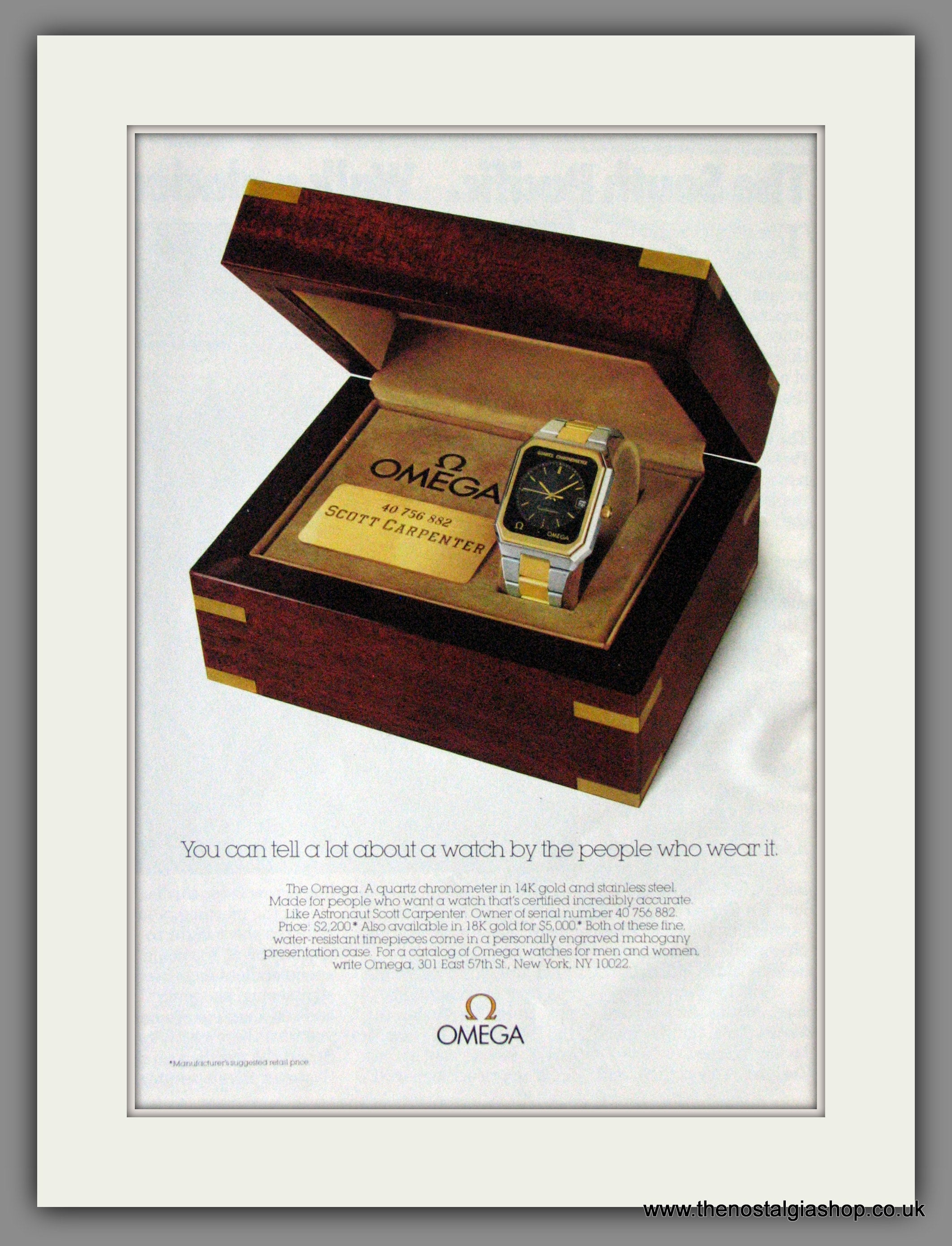 Omega Quartz Chronometer Watch. Original Advert 1979 (ref AD53394 ...