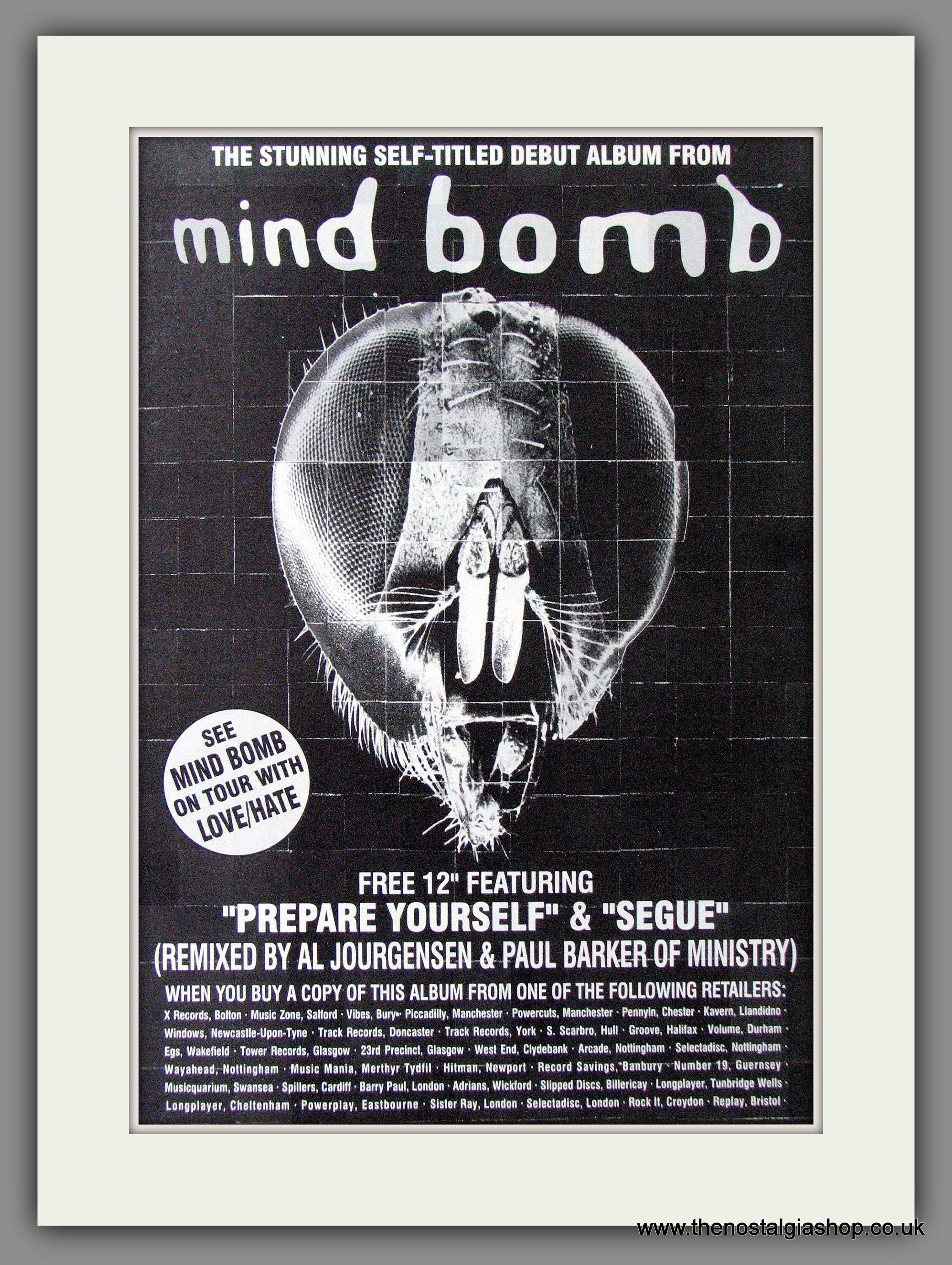 Mind Bomb. Debut Album. 1993 Original Advert (ref AD54062) – The ...