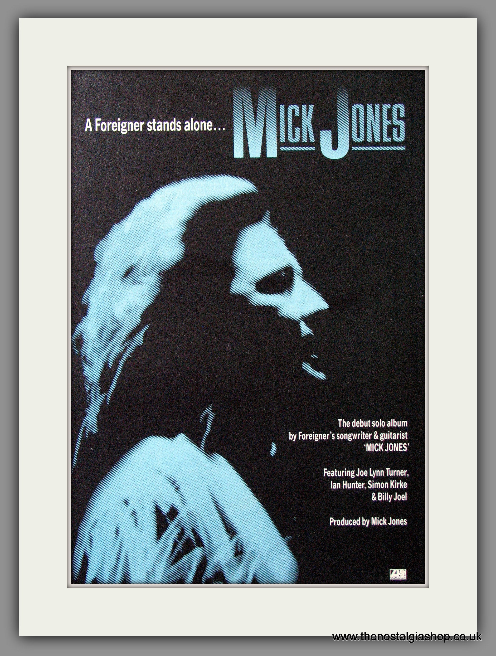 Mick Jones. Debut Solo Album. 1989 Original Advert (ref AD54112) – The ...